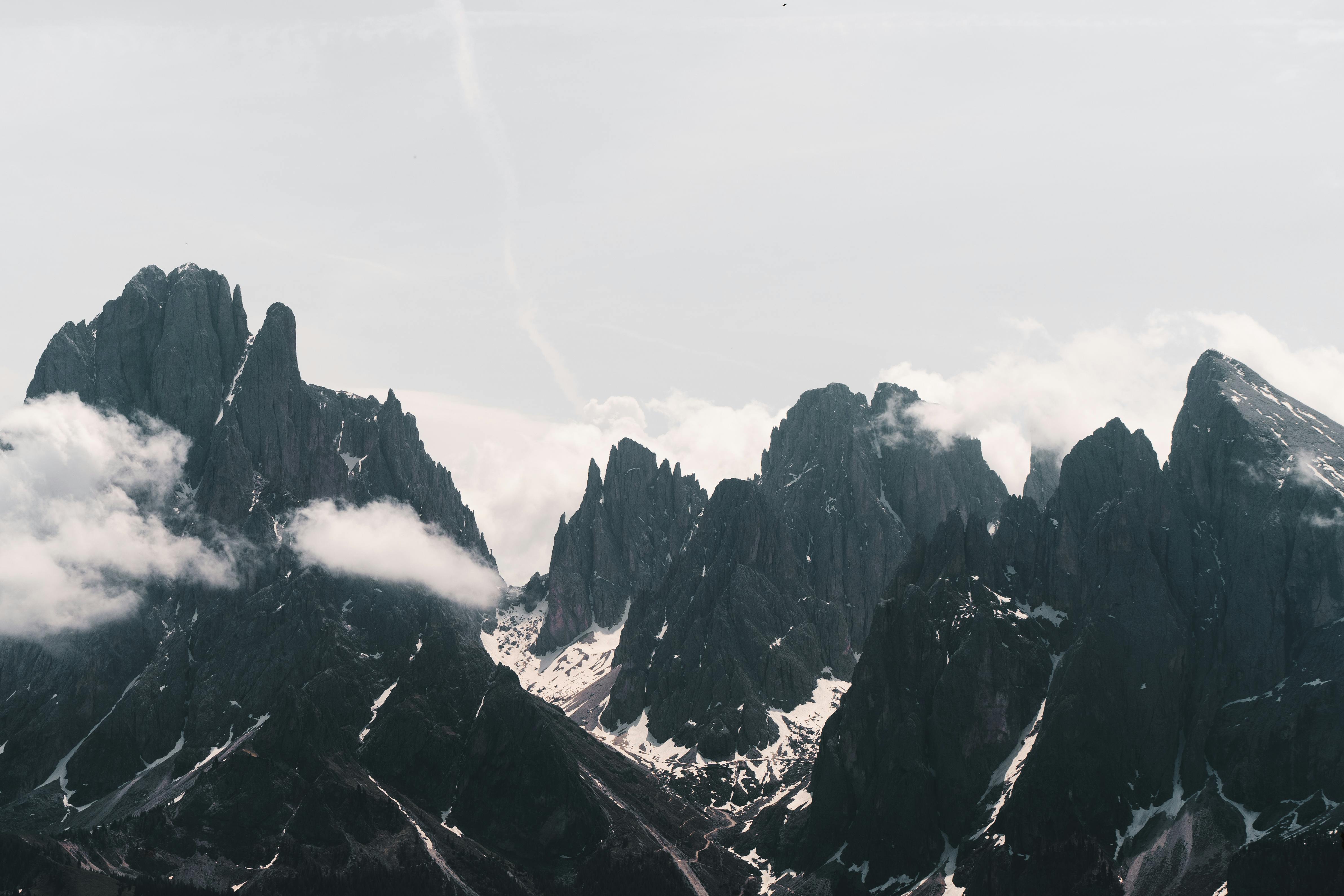 High Mountain Peaks · Free Stock Photo