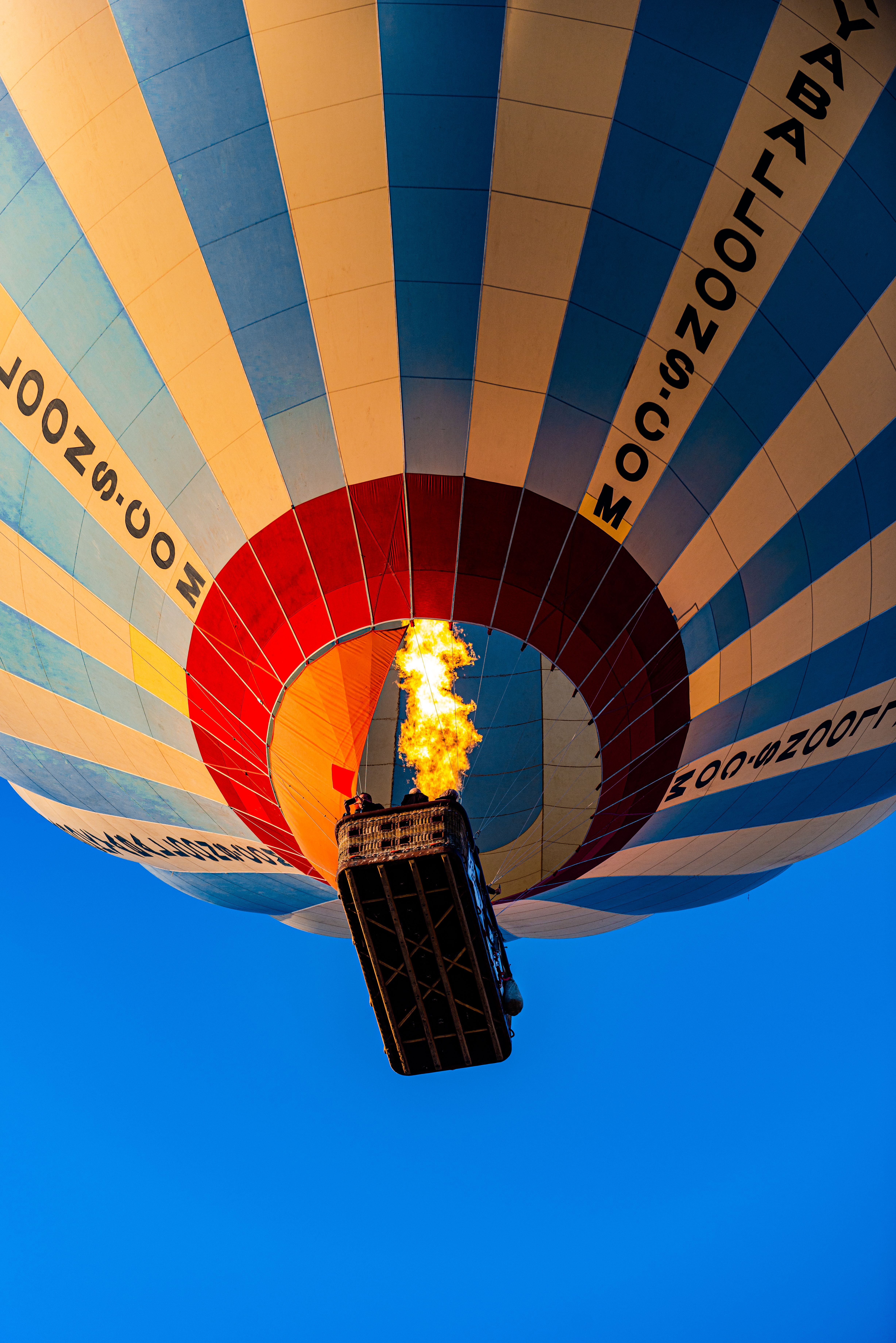 Fire and Flames under Flying Balloon · Free Stock Photo