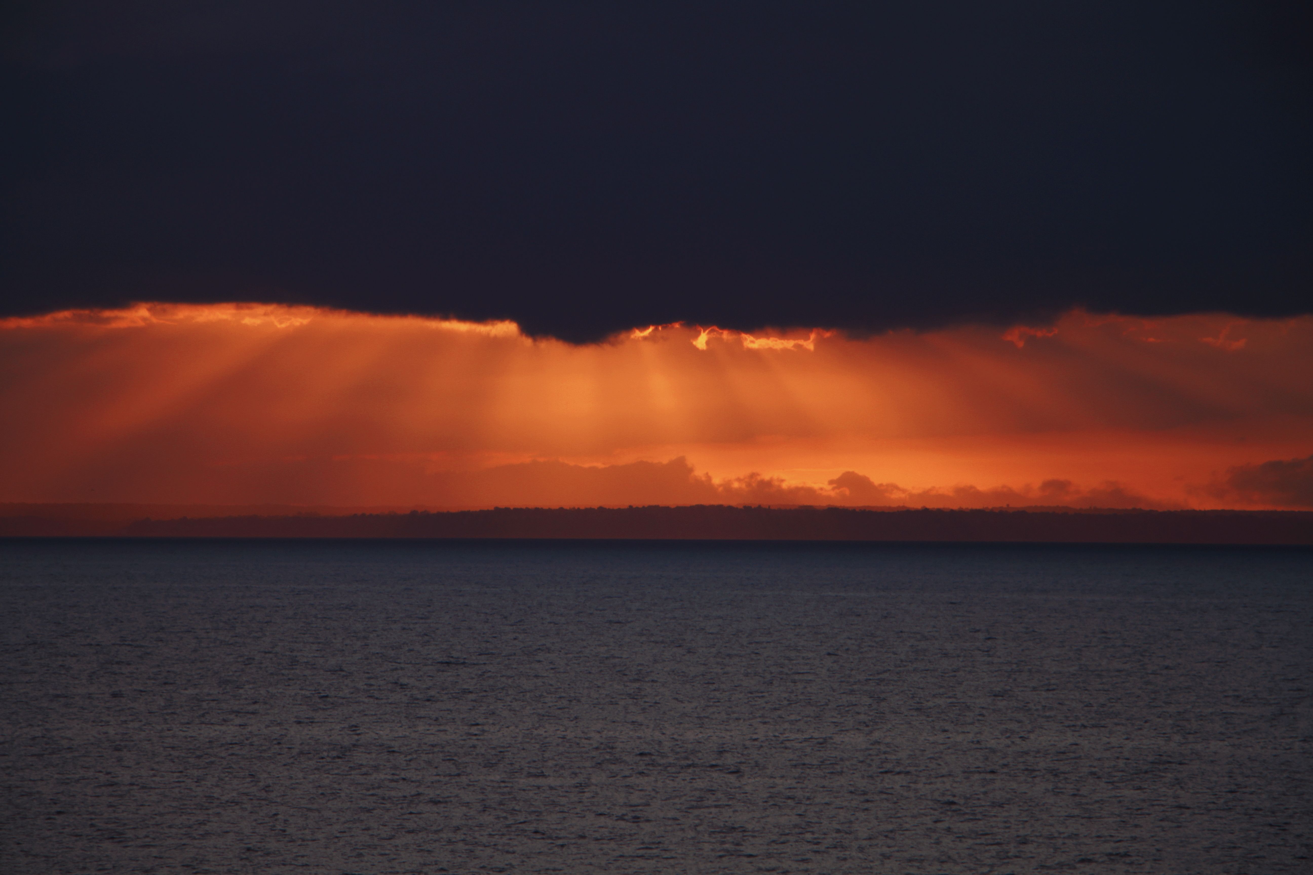 Storm Cloud over the Sea · Free Stock Photo