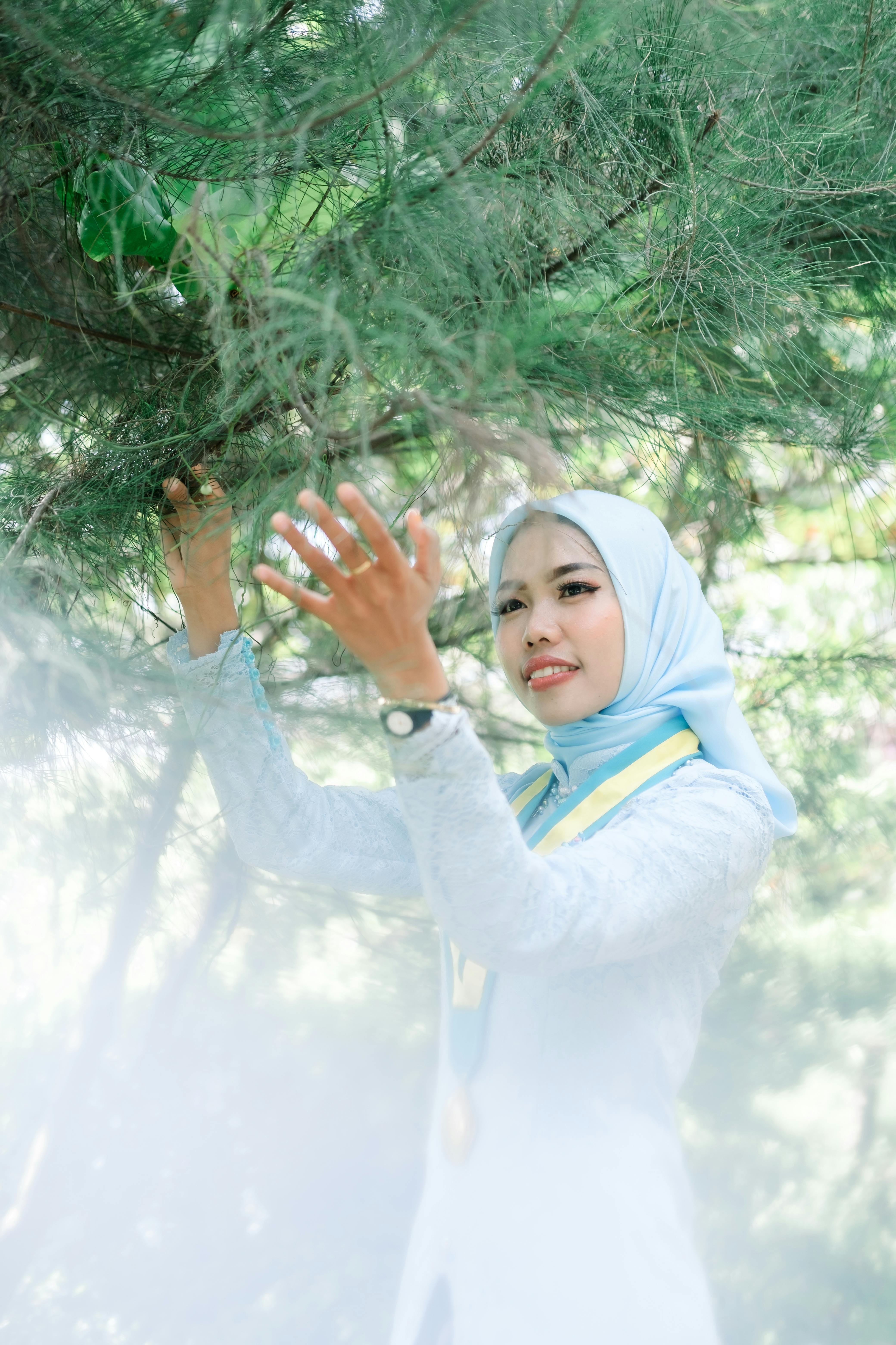 Portrait of Woman under Tree · Free Stock Photo