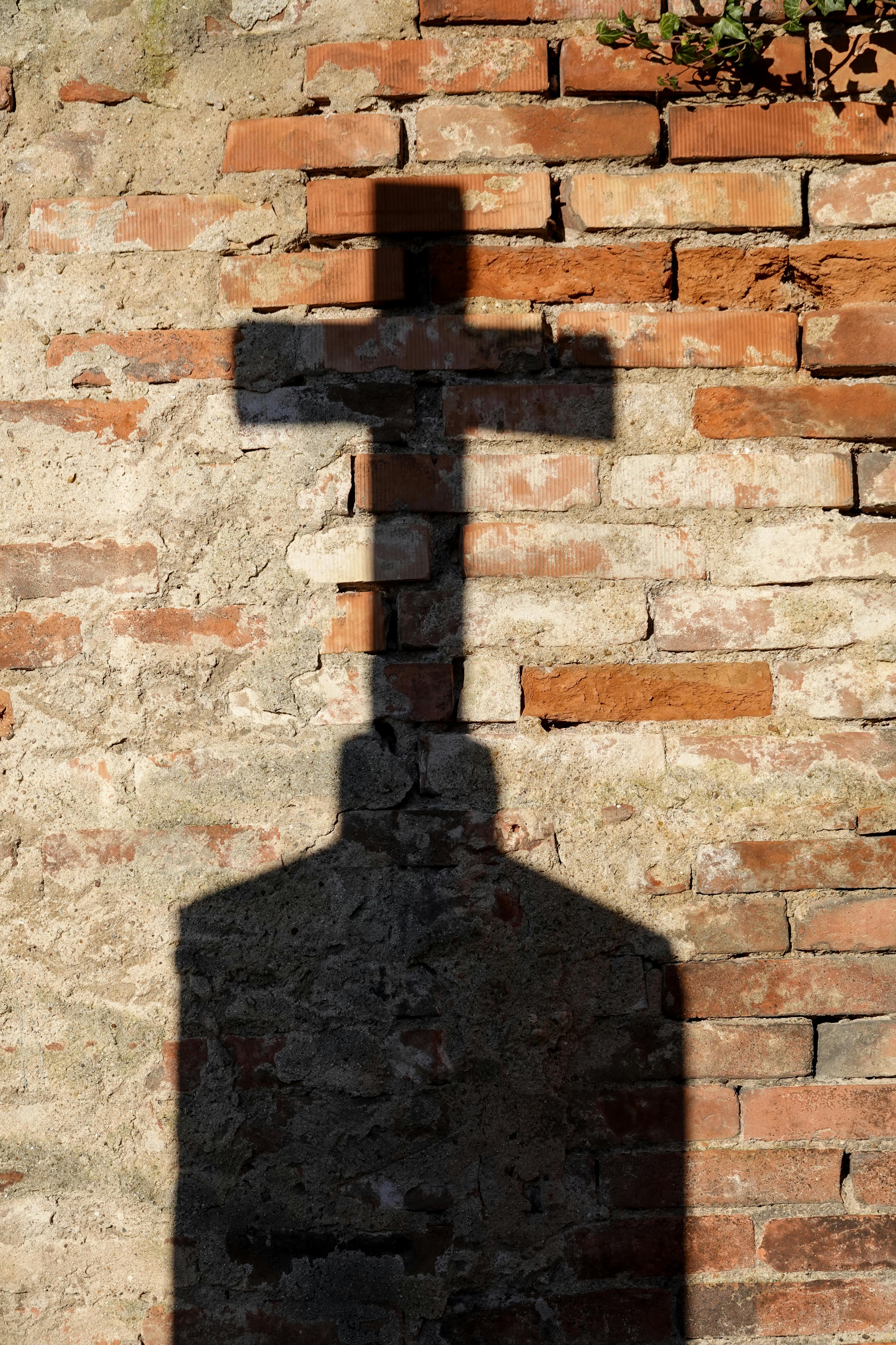Cross Shadow on Wall · Free Stock Photo