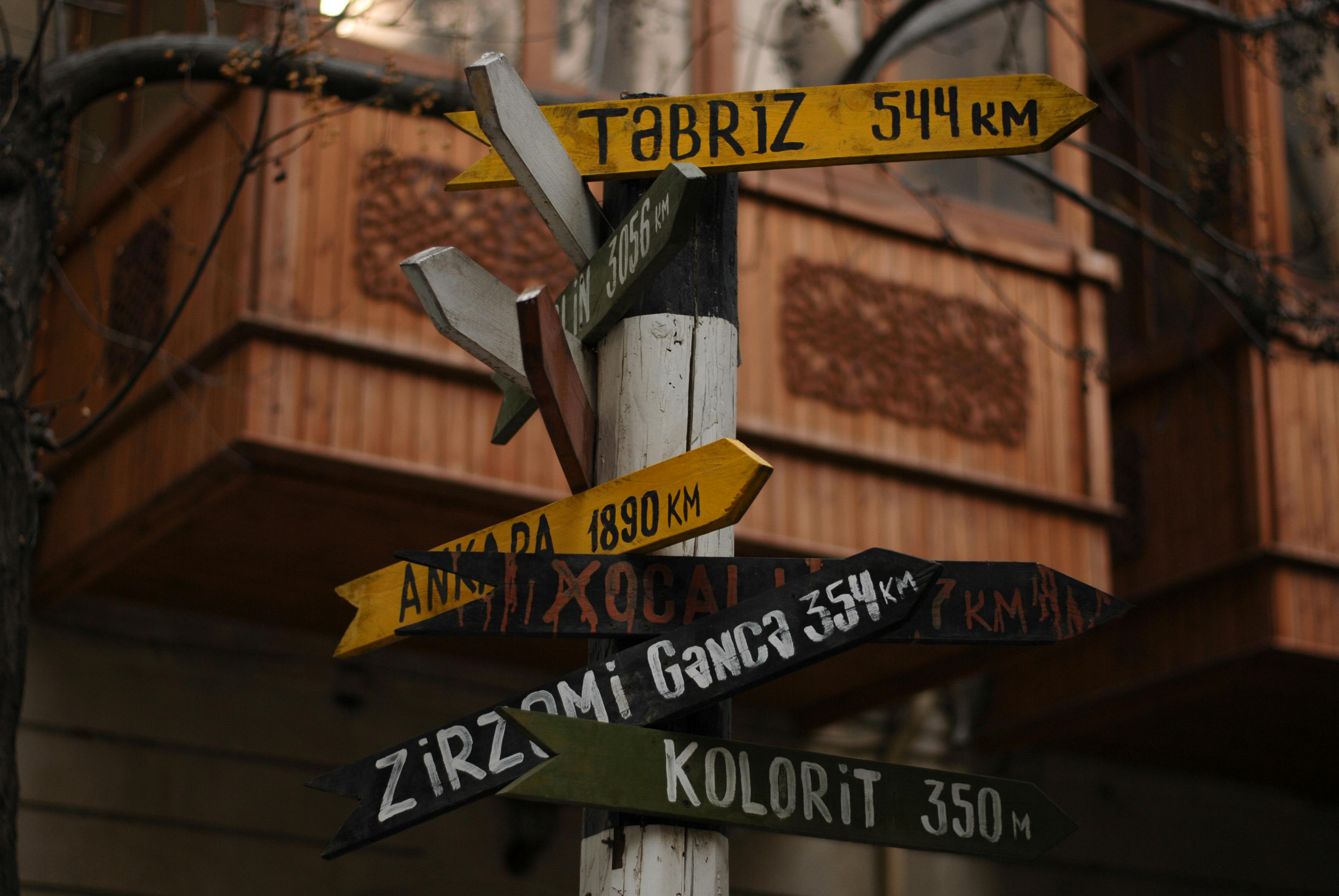 Direction Urban Signs in Graz · Free Stock Photo