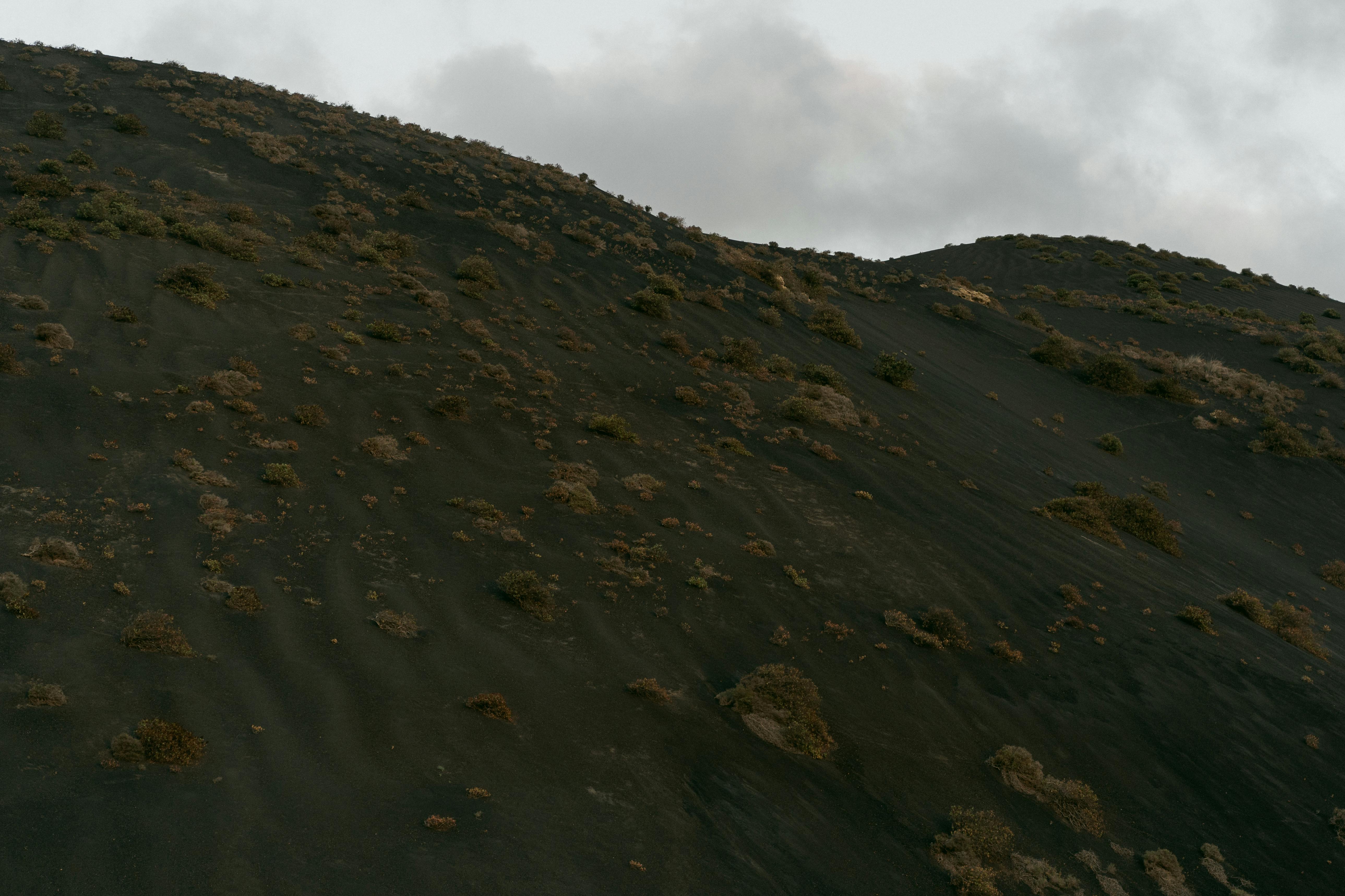 Dark Volcanic Hill · Free Stock Photo