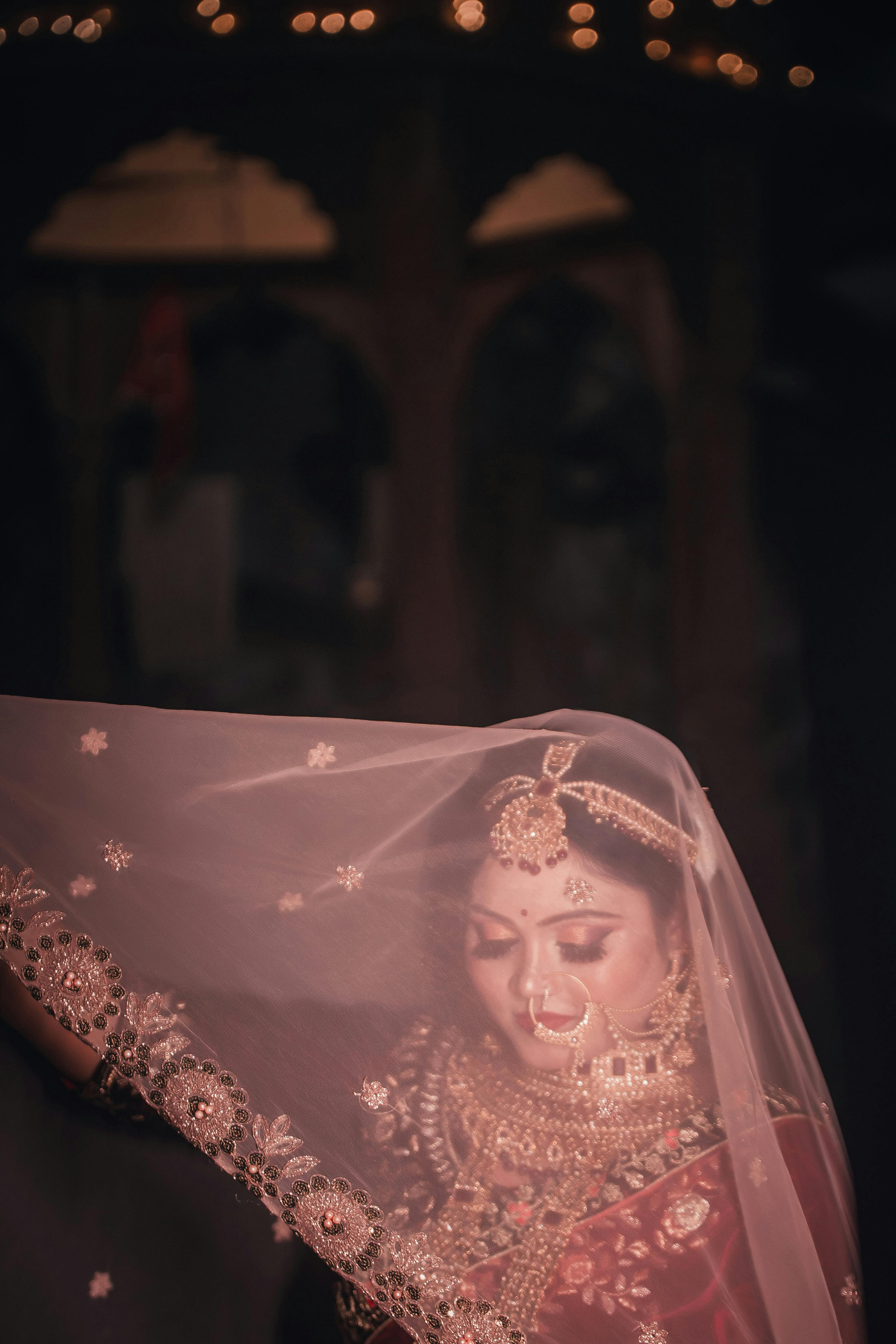 Beautiful Bride in Wedding Dress · Free Stock Photo