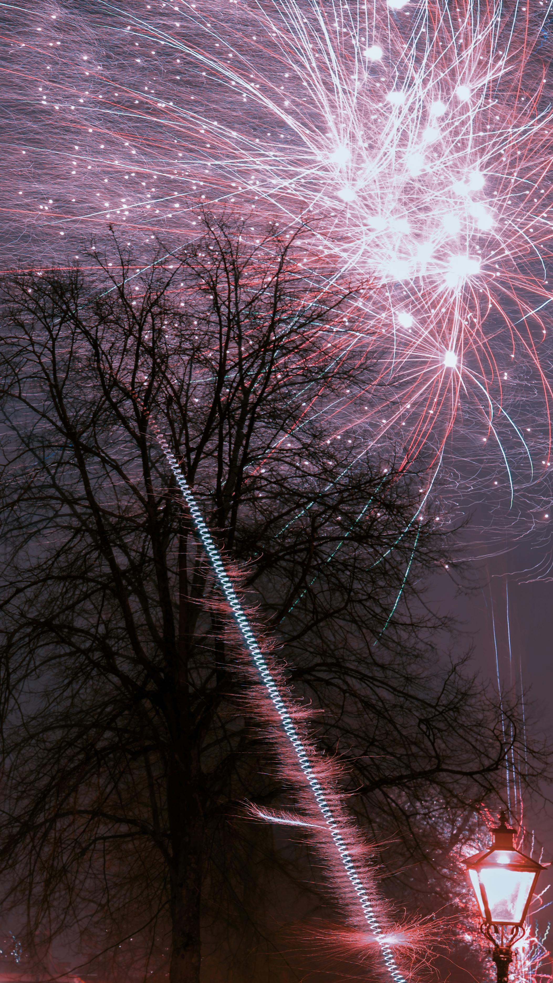Fireworks Time Laps Photography · Free Stock Photo