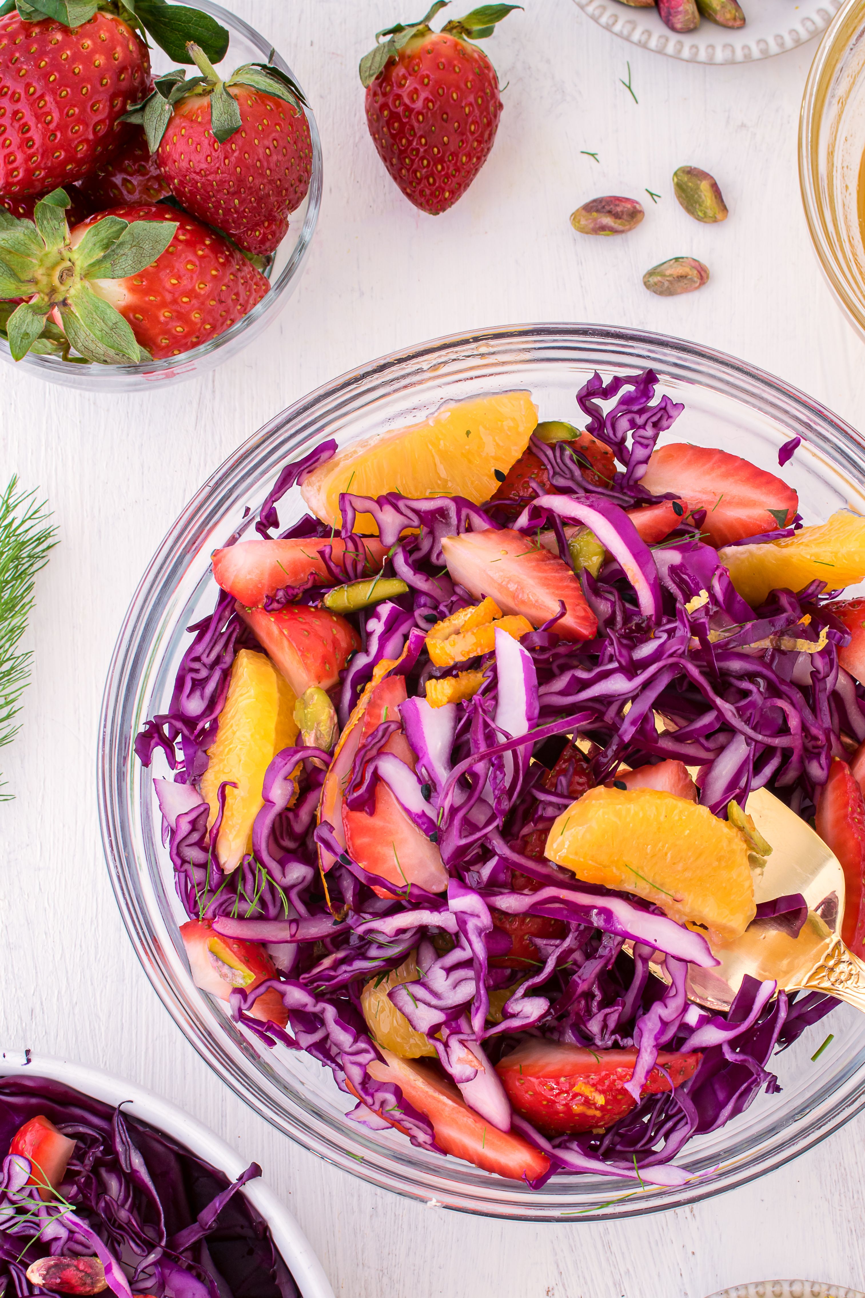 Fresh Healthy Salad Free Stock Photo