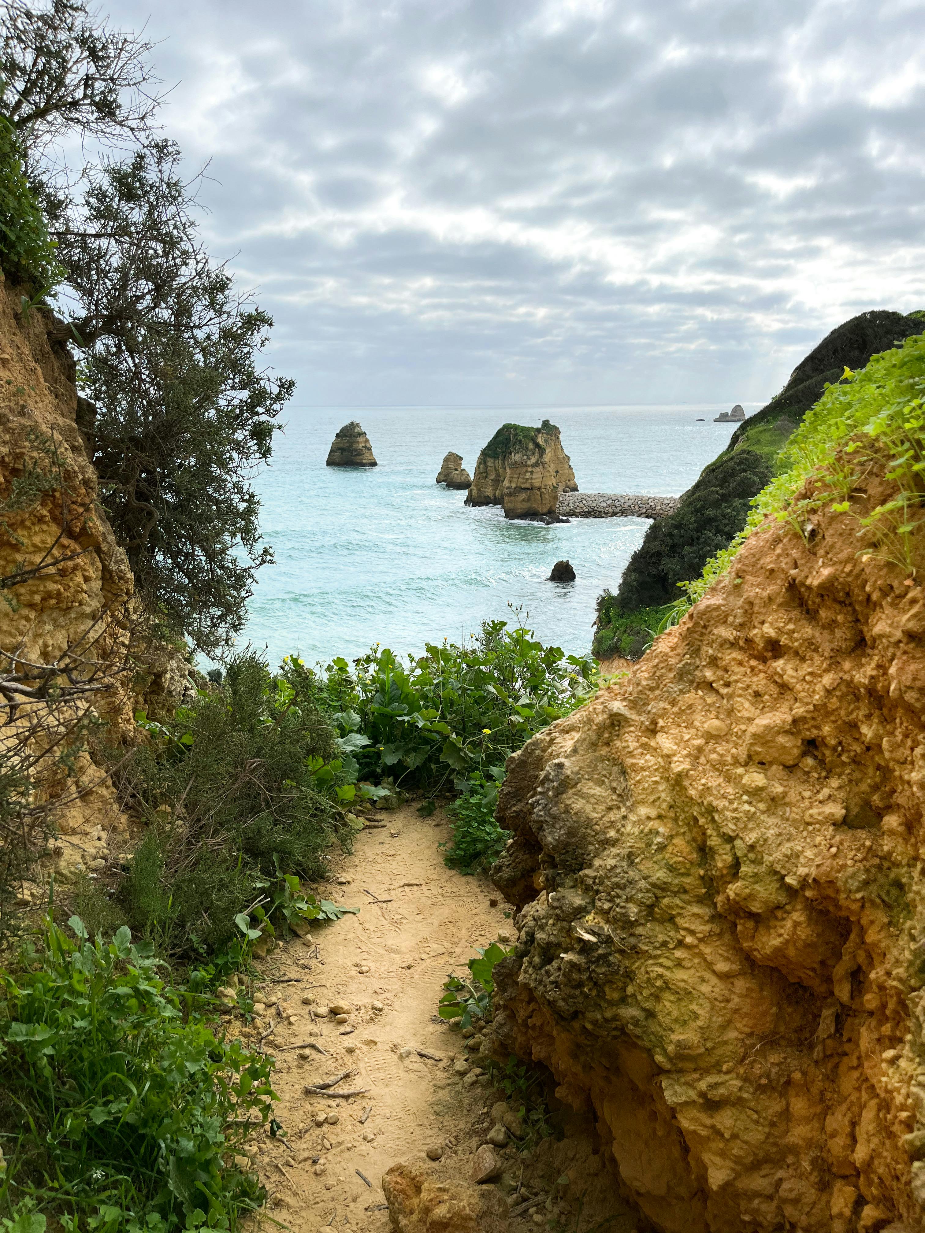 Rock Formations at Beach · Free Stock Photo