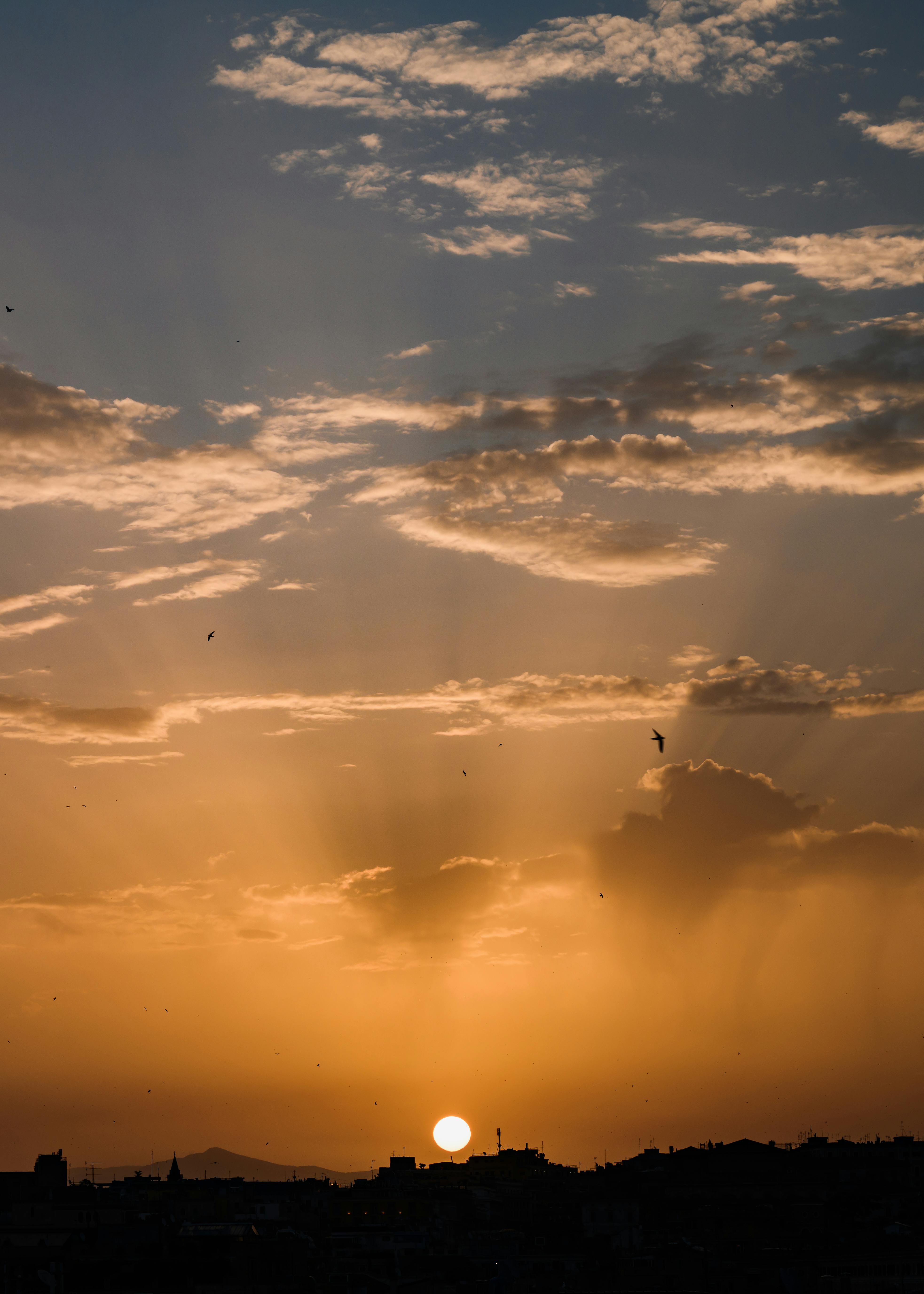 Sky And Mountai With Moonn Photos, Download The BEST Free Sky And ...