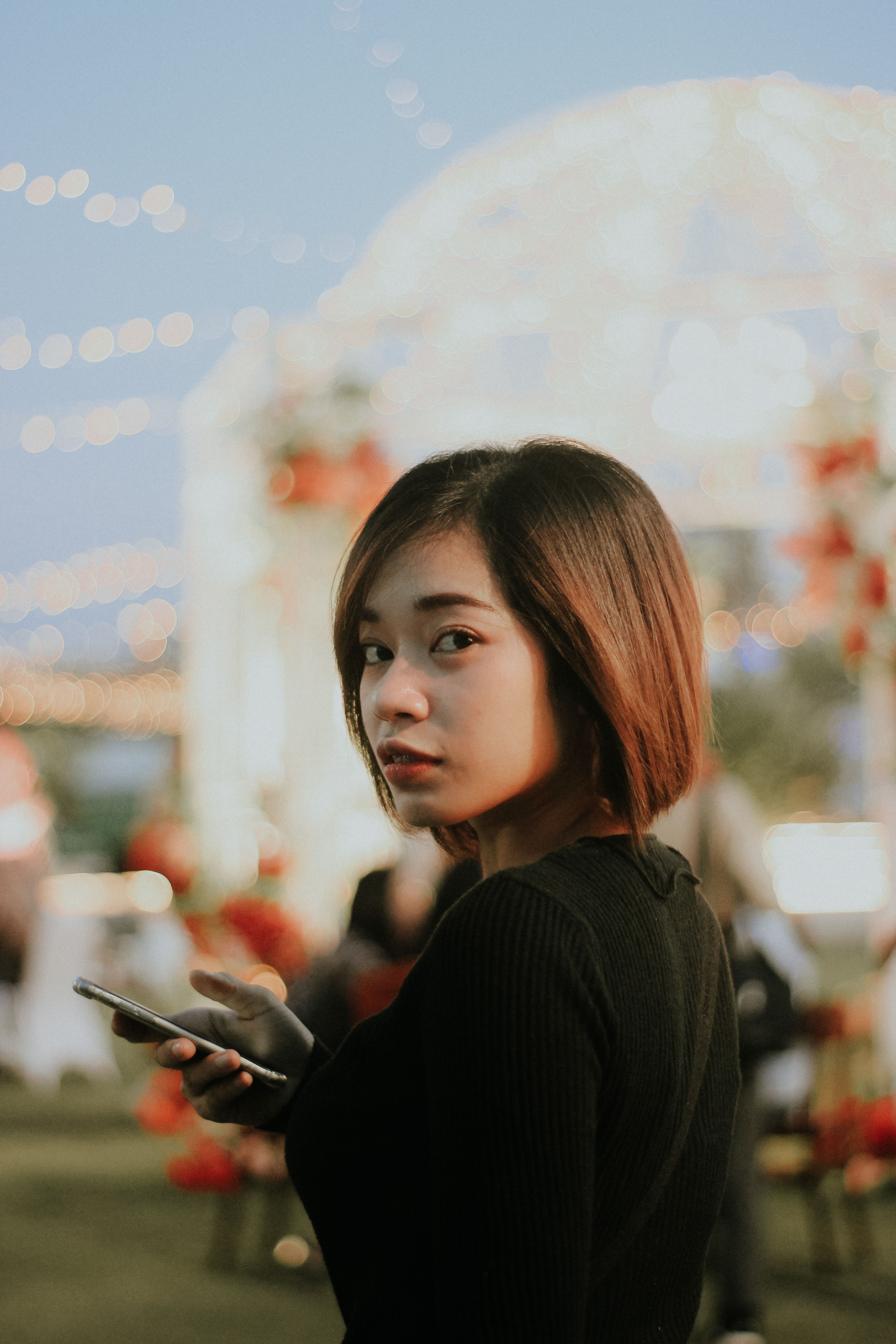 Portrait of a Short-Haired Girl · Free Stock Photo
