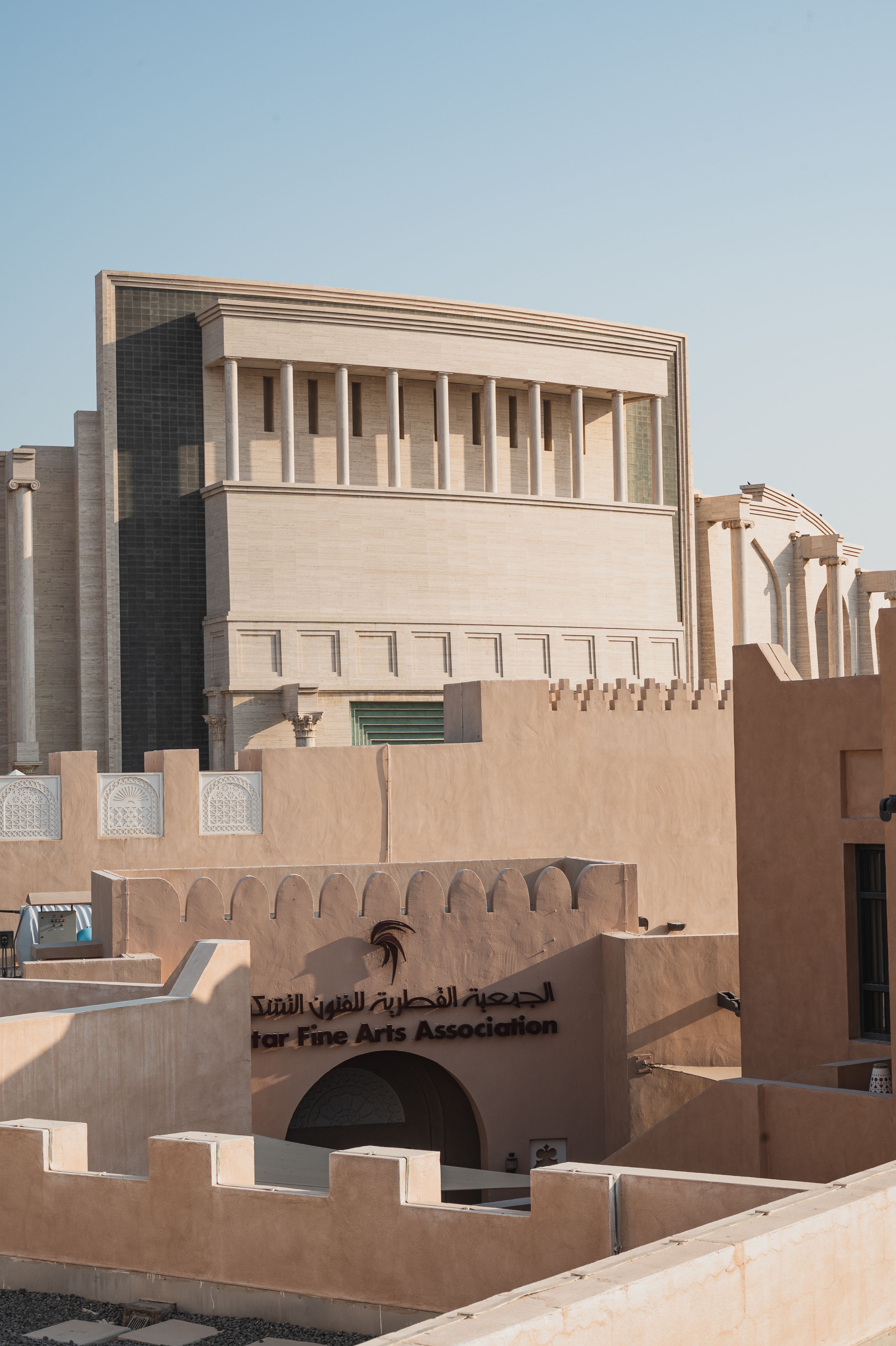 Sunlit Walls of Buildings in Town · Free Stock Photo