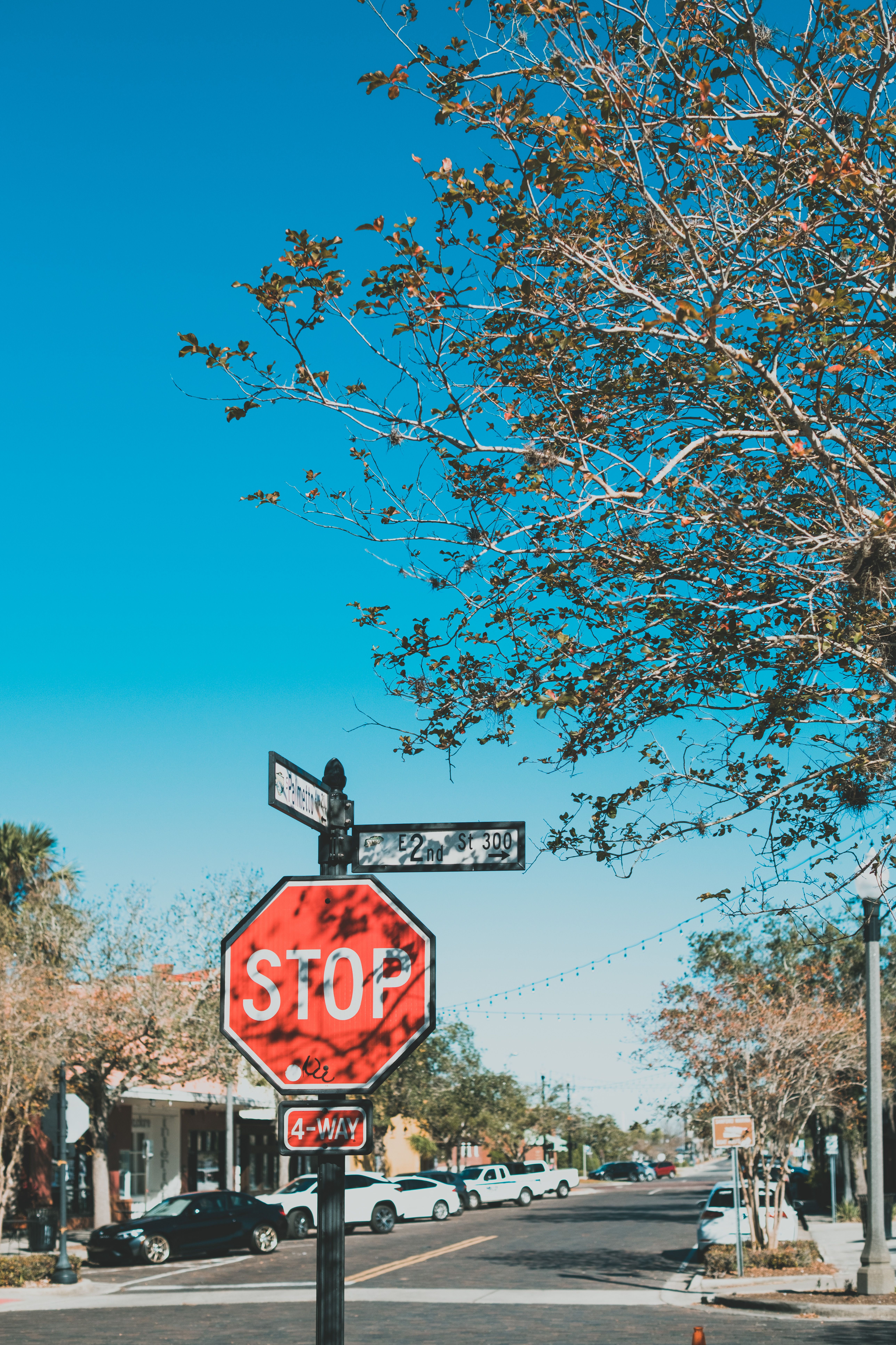 Four Way Stop Intersection Photos, Download The BEST Free Four Way Stop ...