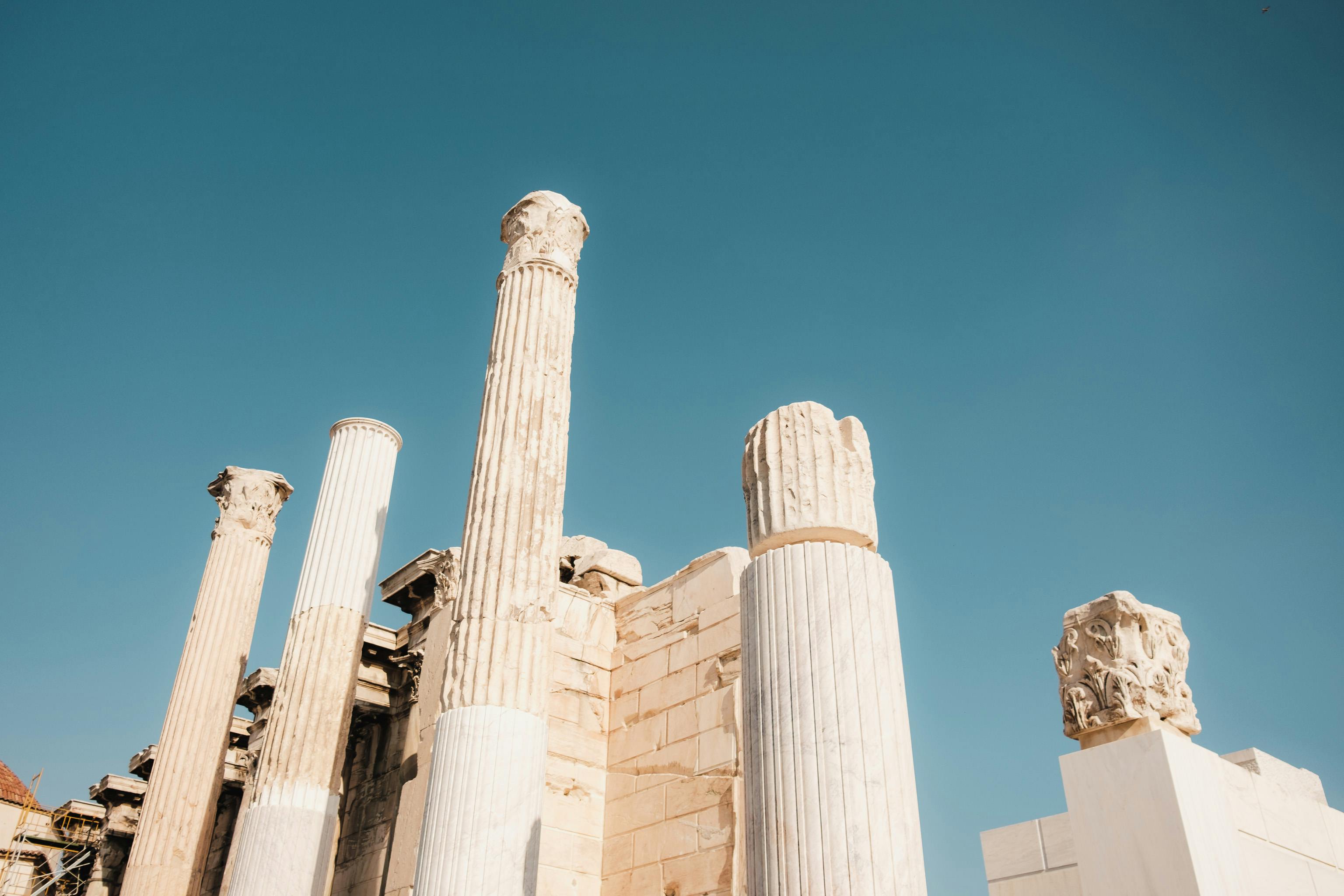 Columns of Hadrians Library, Athens, Greece · Free Stock Photo