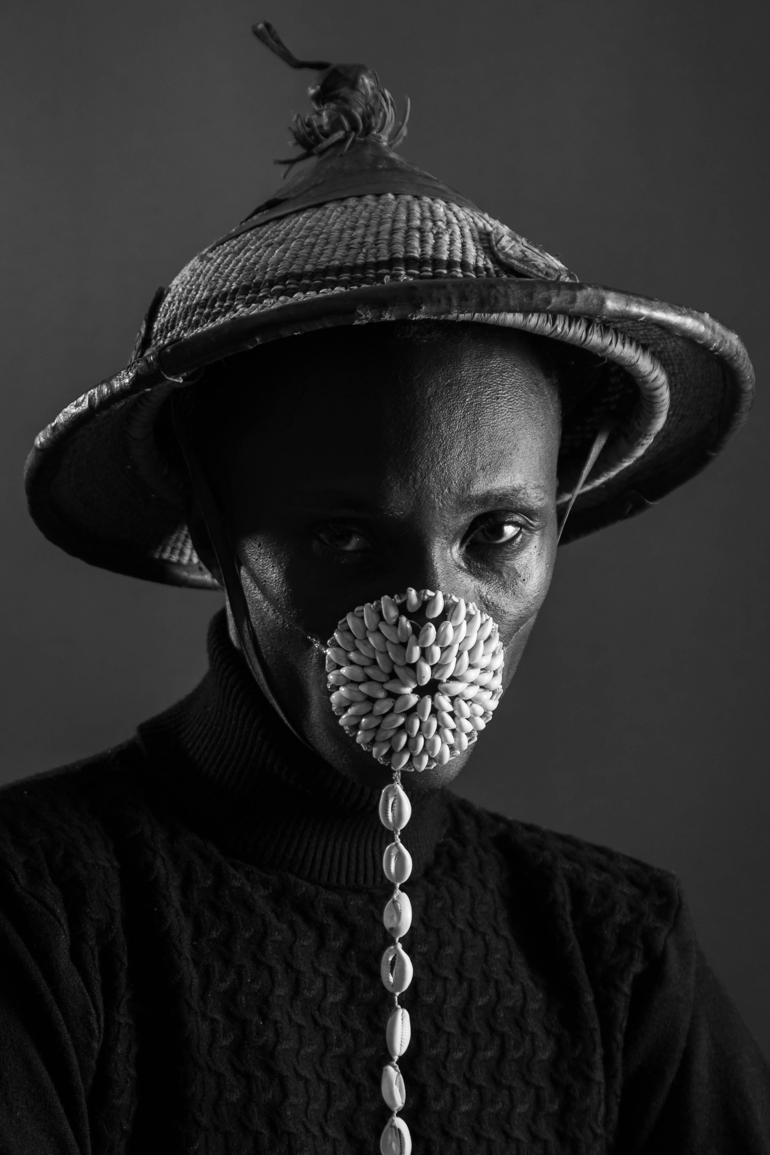 Woman with Hat and Mask · Free Stock Photo