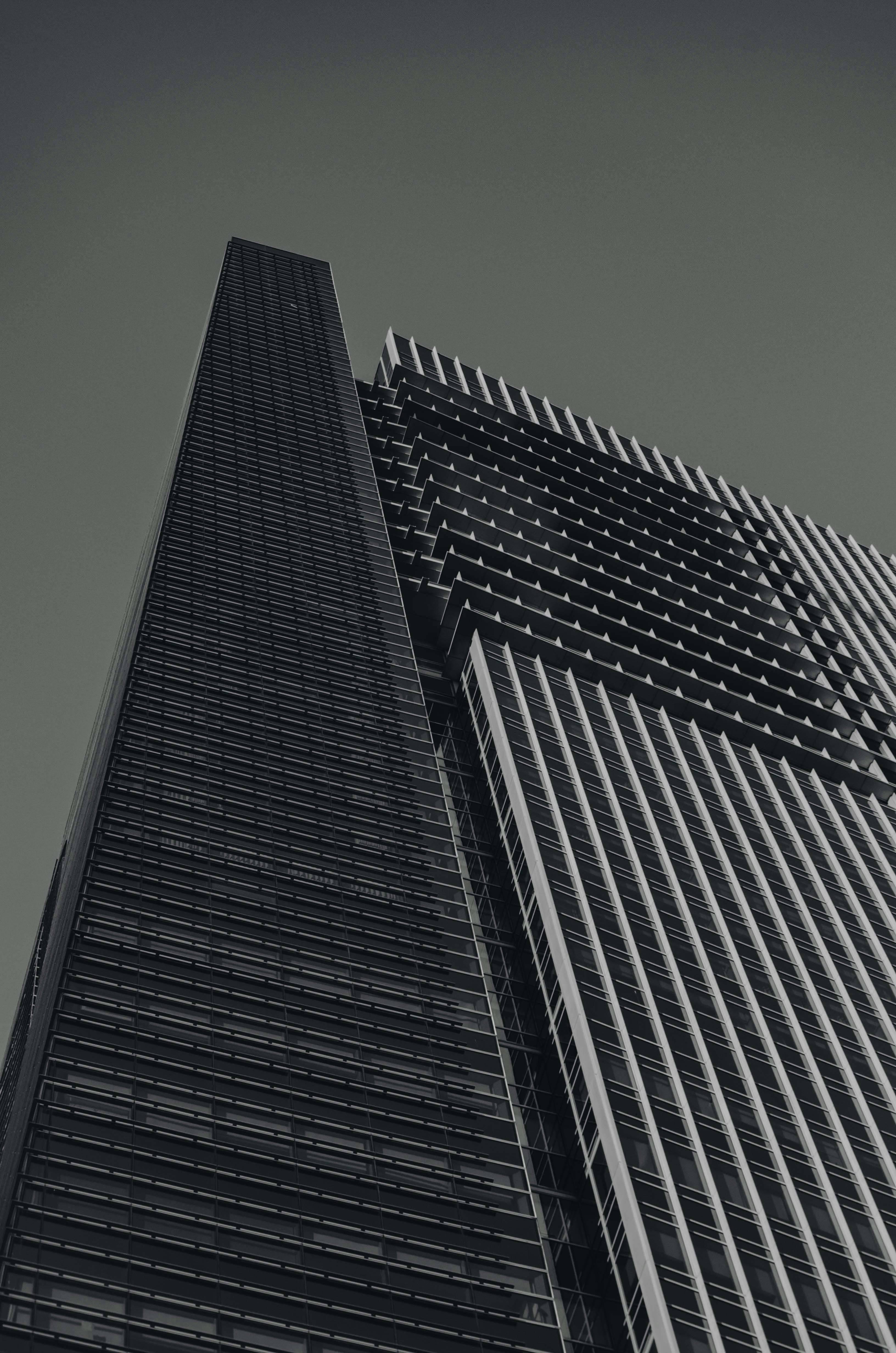 Grayscale Photo of a Building · Free Stock Photo