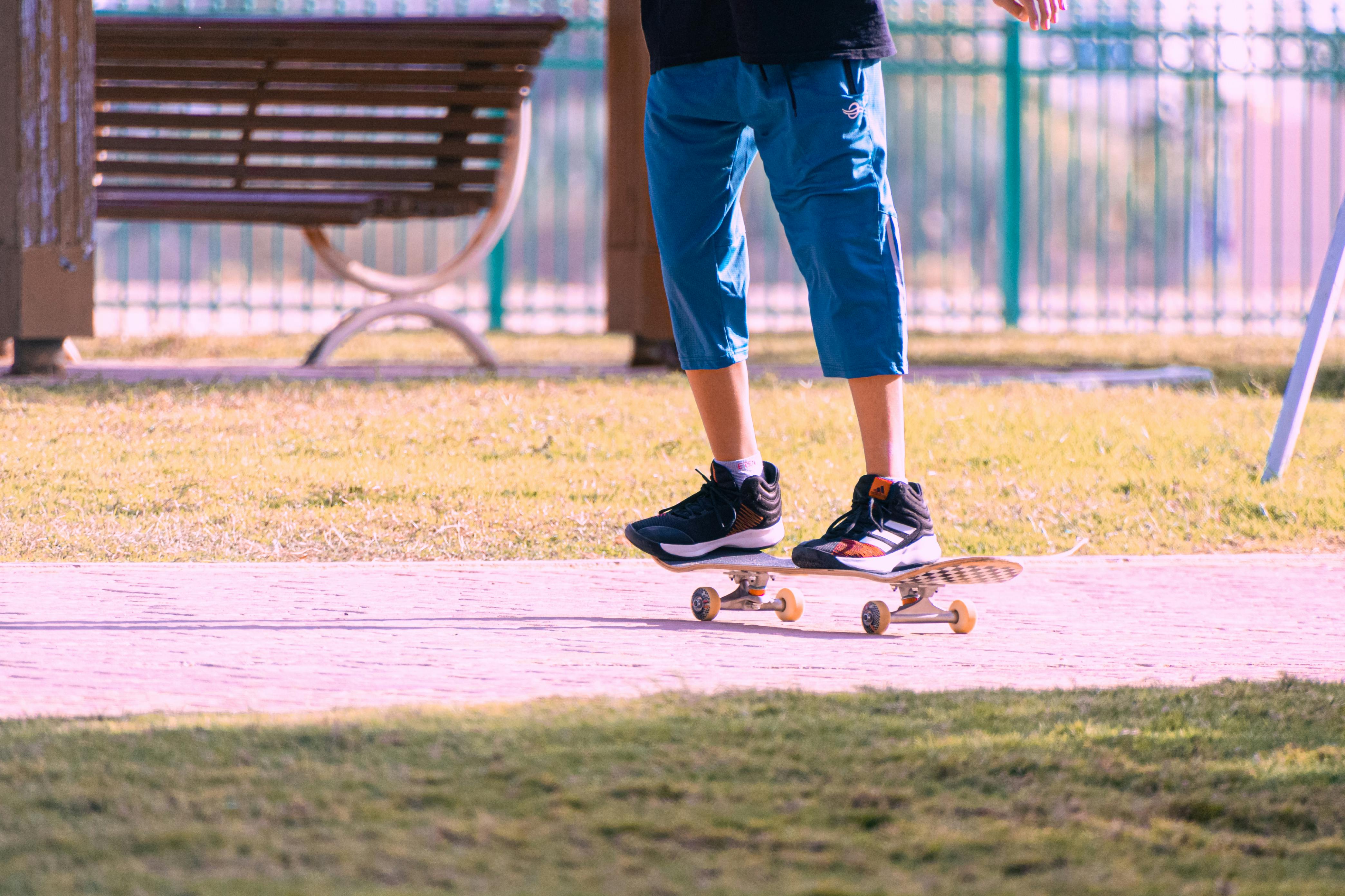 Silhouette Photo Of Man Riding Skateboard · Free Stock Photo
