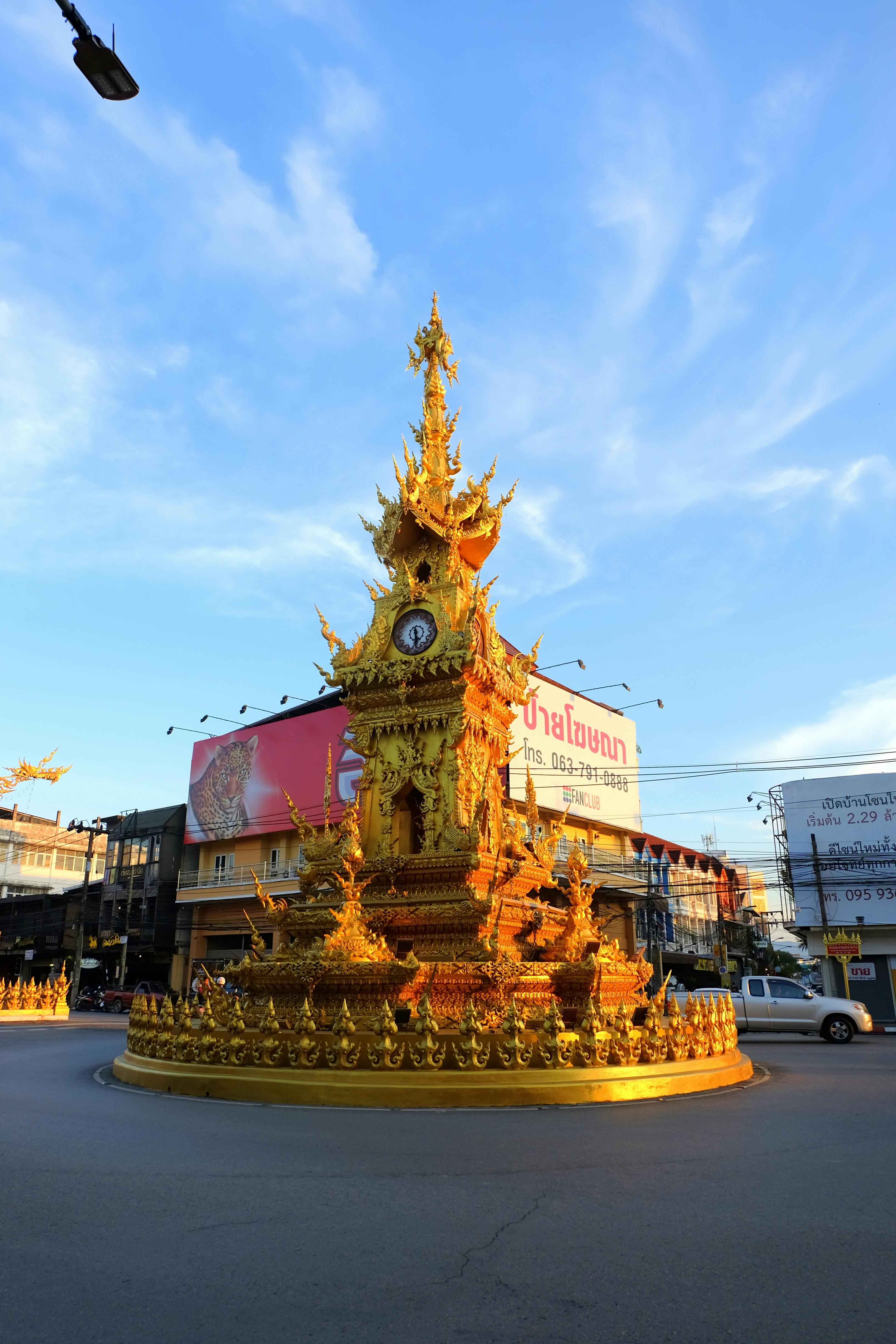 Free stock photo of chiang rai, gold, golden clock
