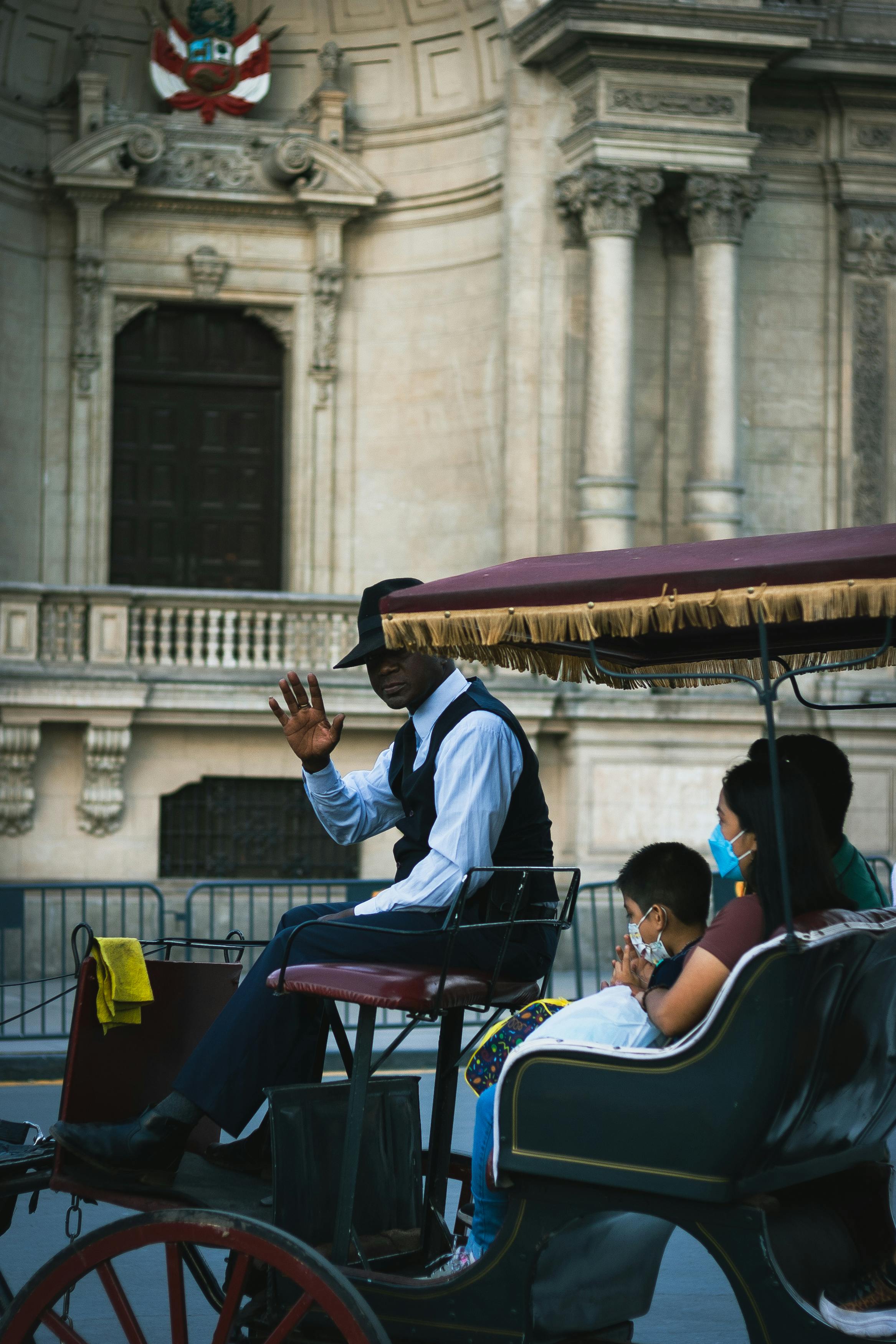 People Sitting in a Carriage · Free Stock Photo