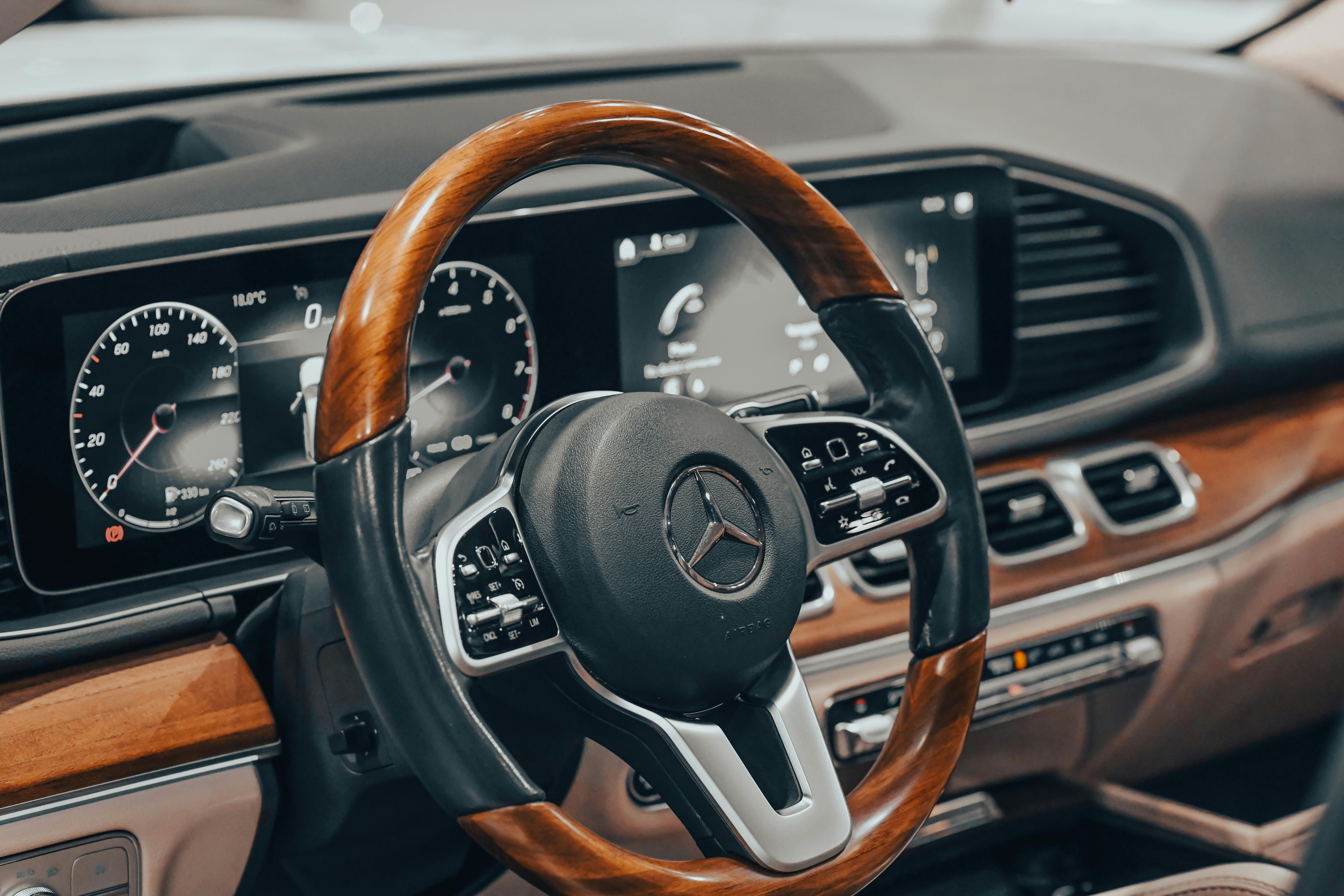 Black Mercedes Benz Car Interior · Free Stock Photo