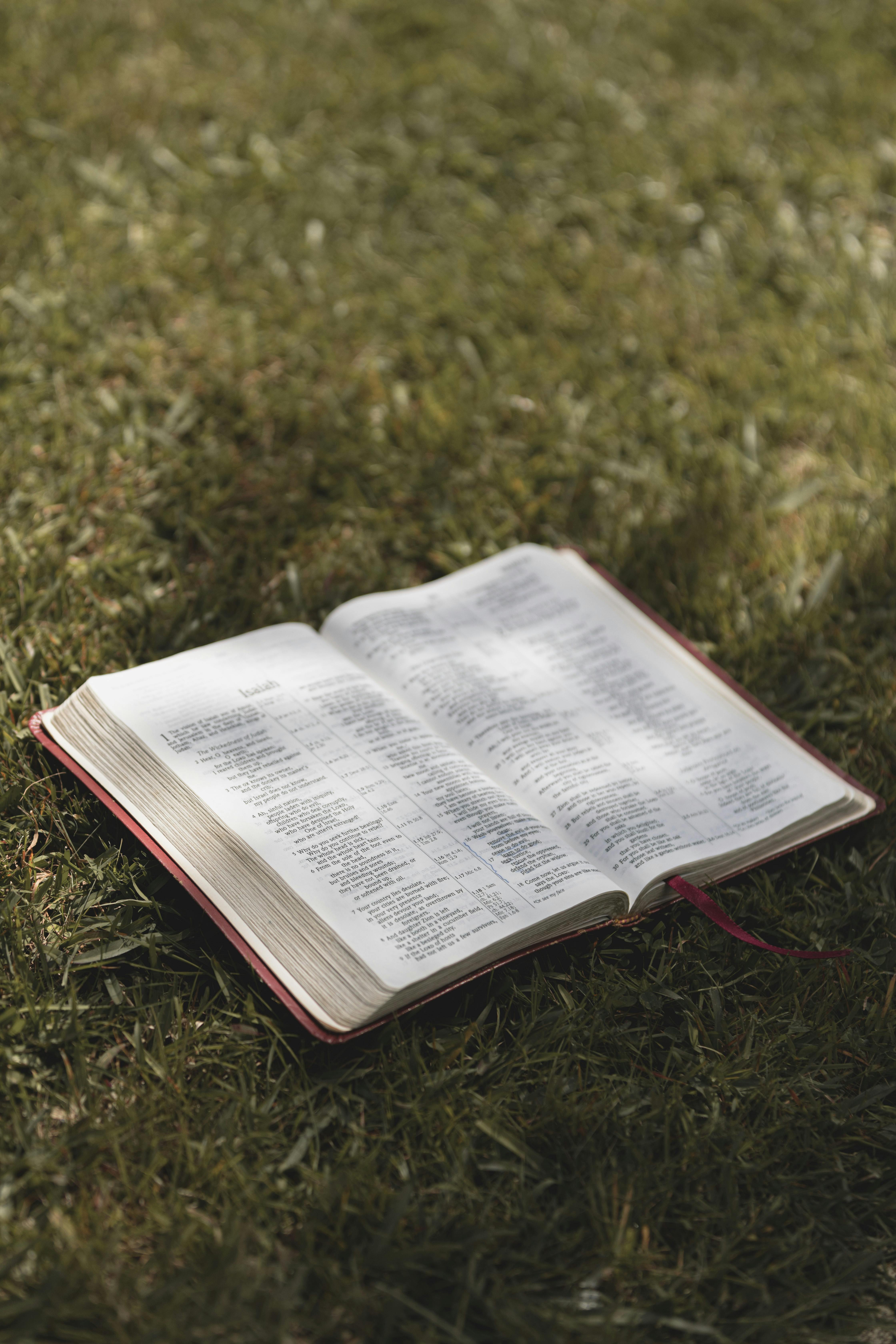 White Book Page on Brown Wooden Table · Free Stock Photo