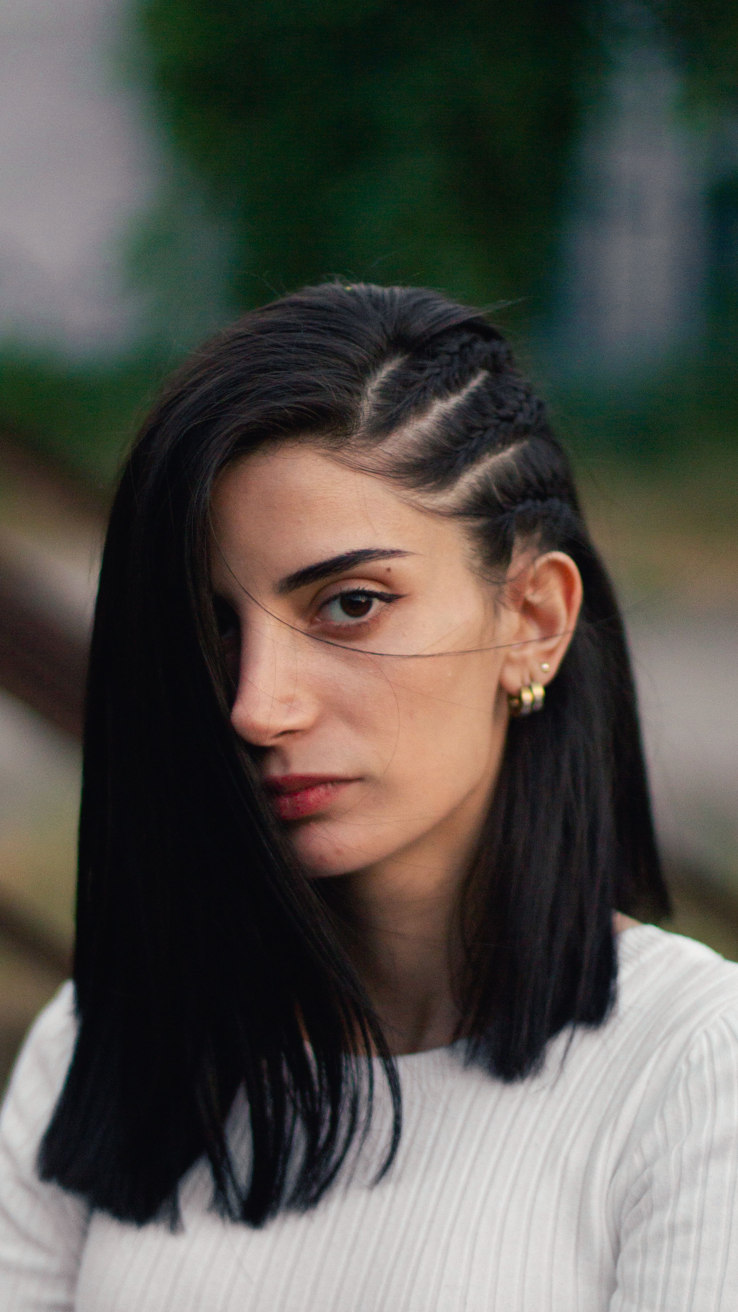 Portrait of a Woman With Braids · Free Stock Photo