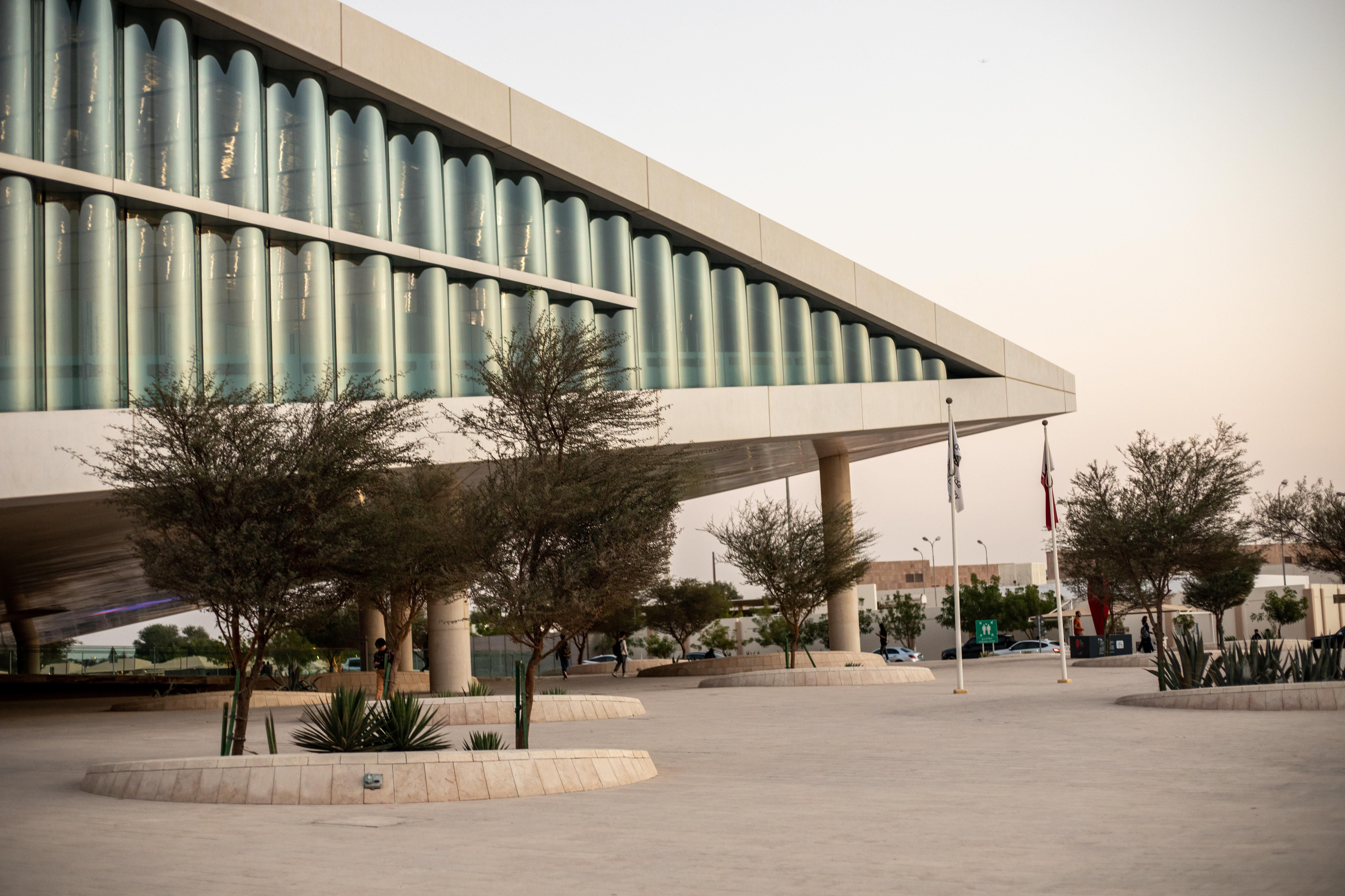 Building of Qatar National Library · Free Stock Photo