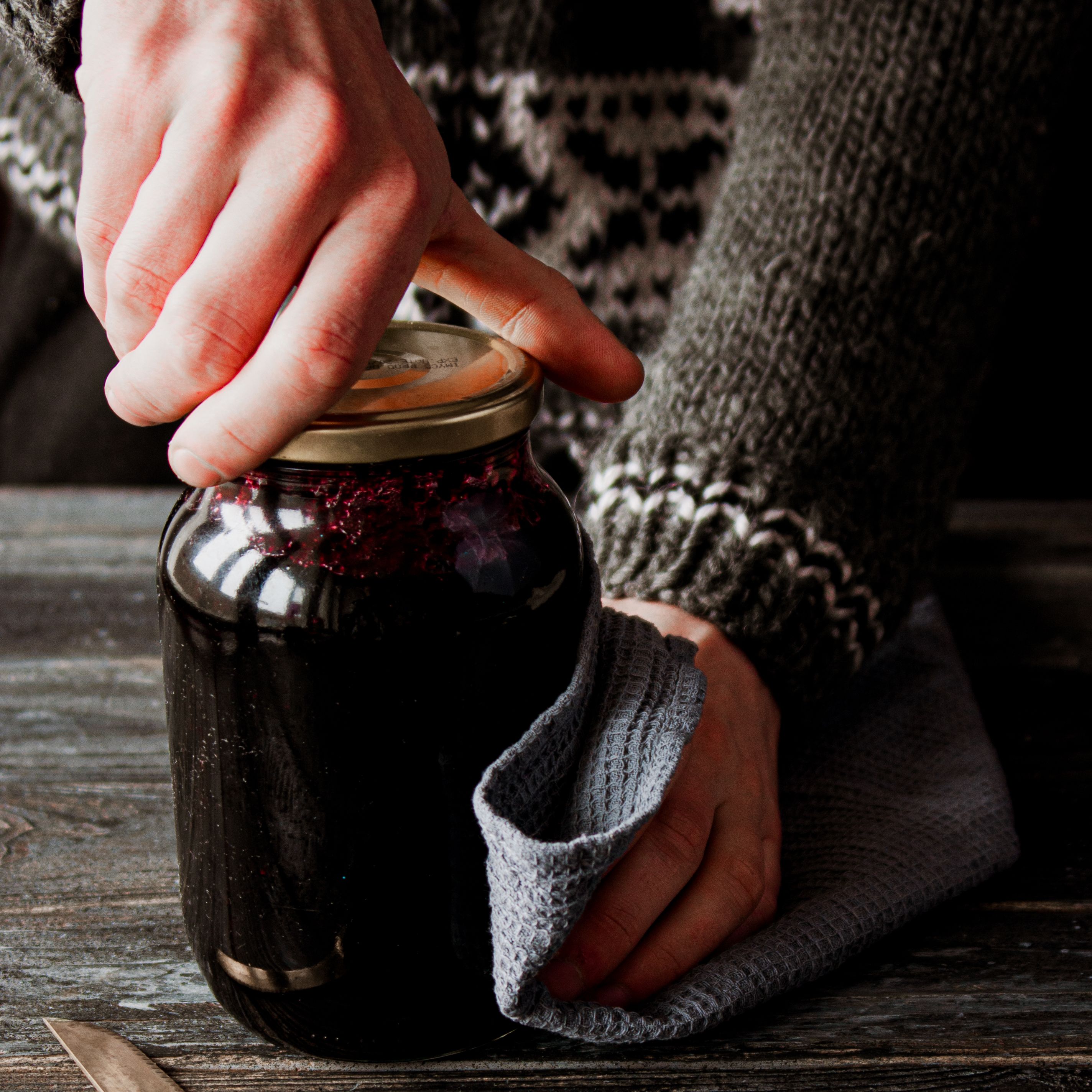 Hand Closing Jar with Jam · Free Stock Photo