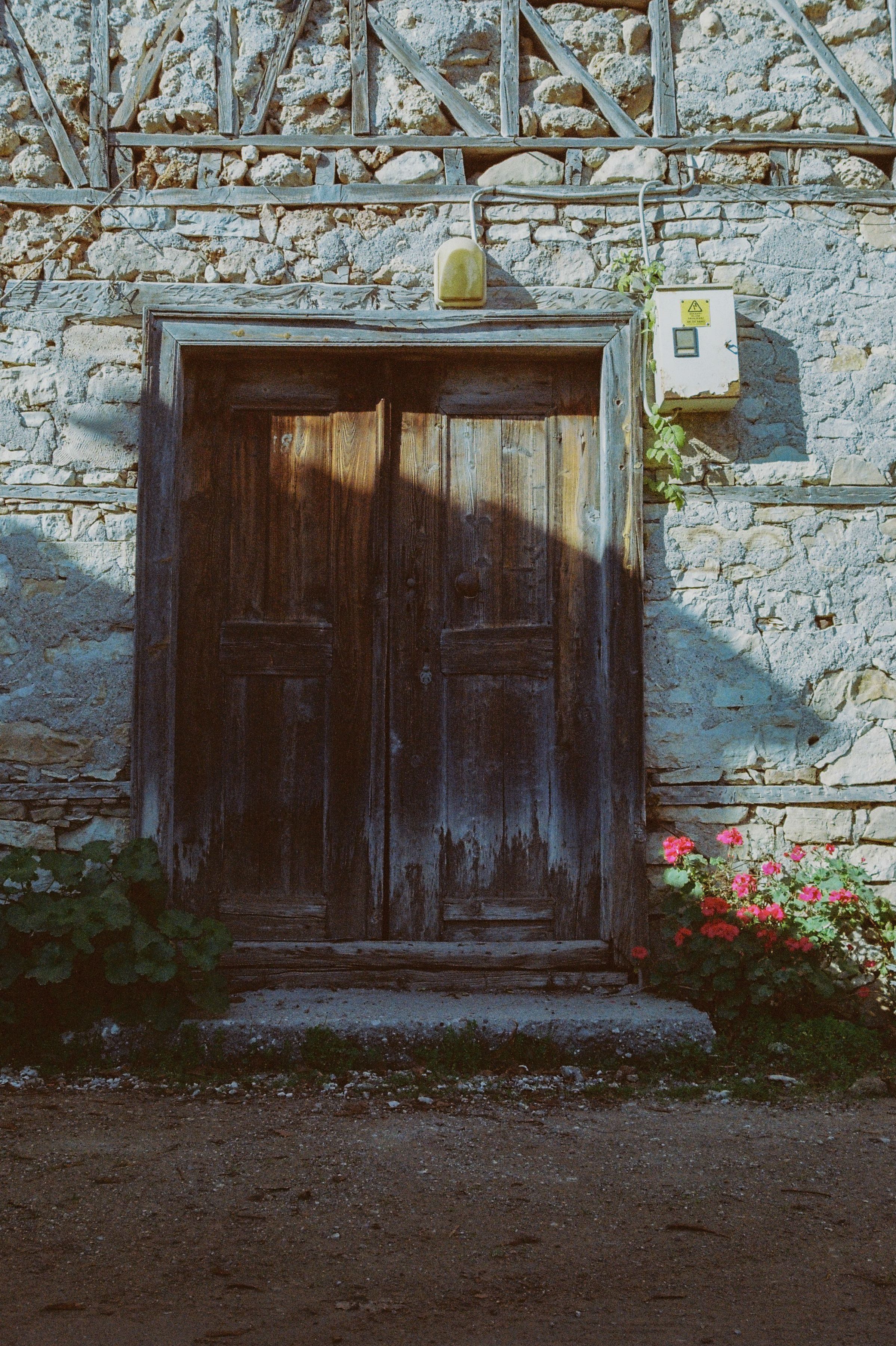 Wooden Entrance Door to an Old House · Free Stock Photo