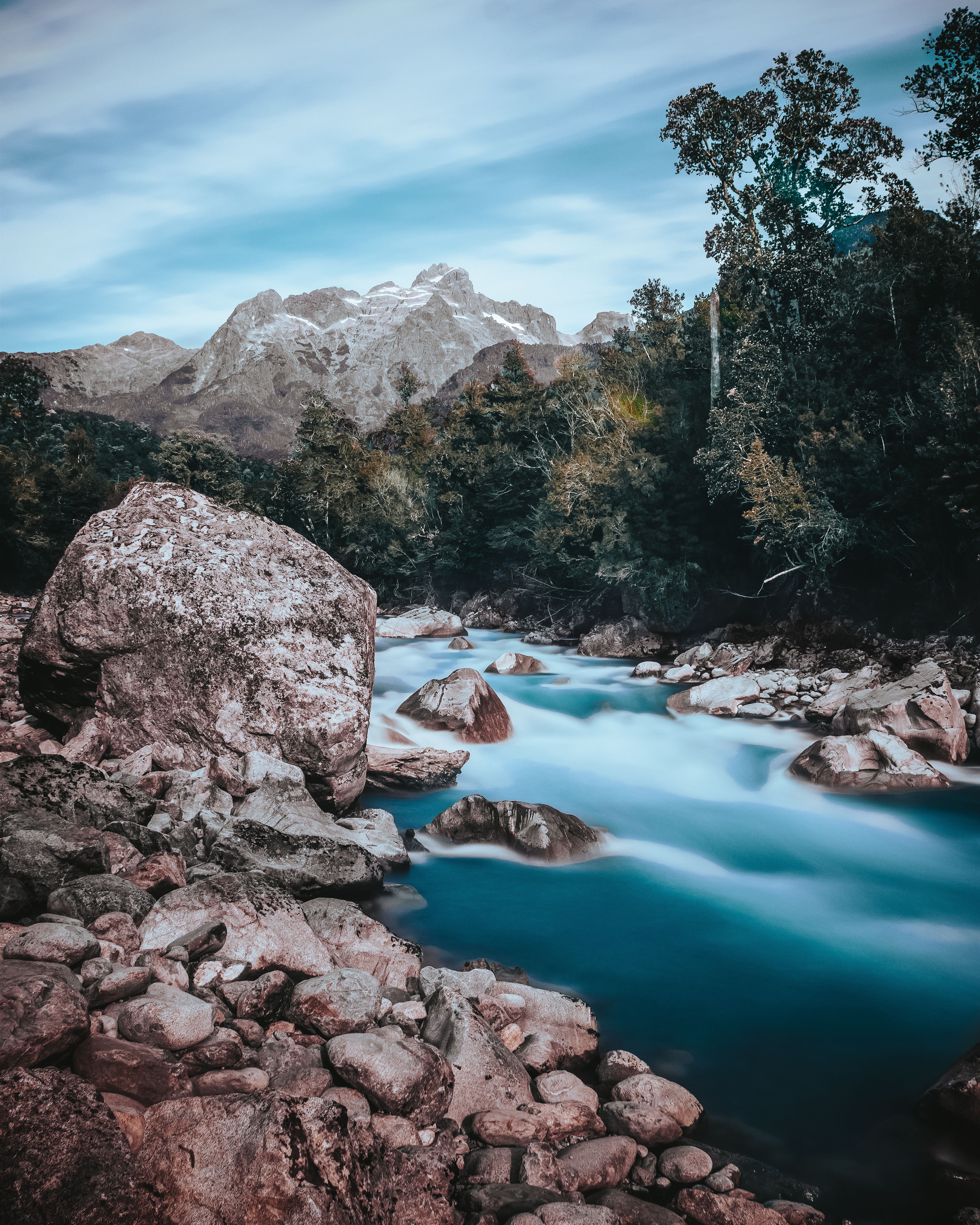 Time-Lapse Photography of a Blue River · Free Stock Photo