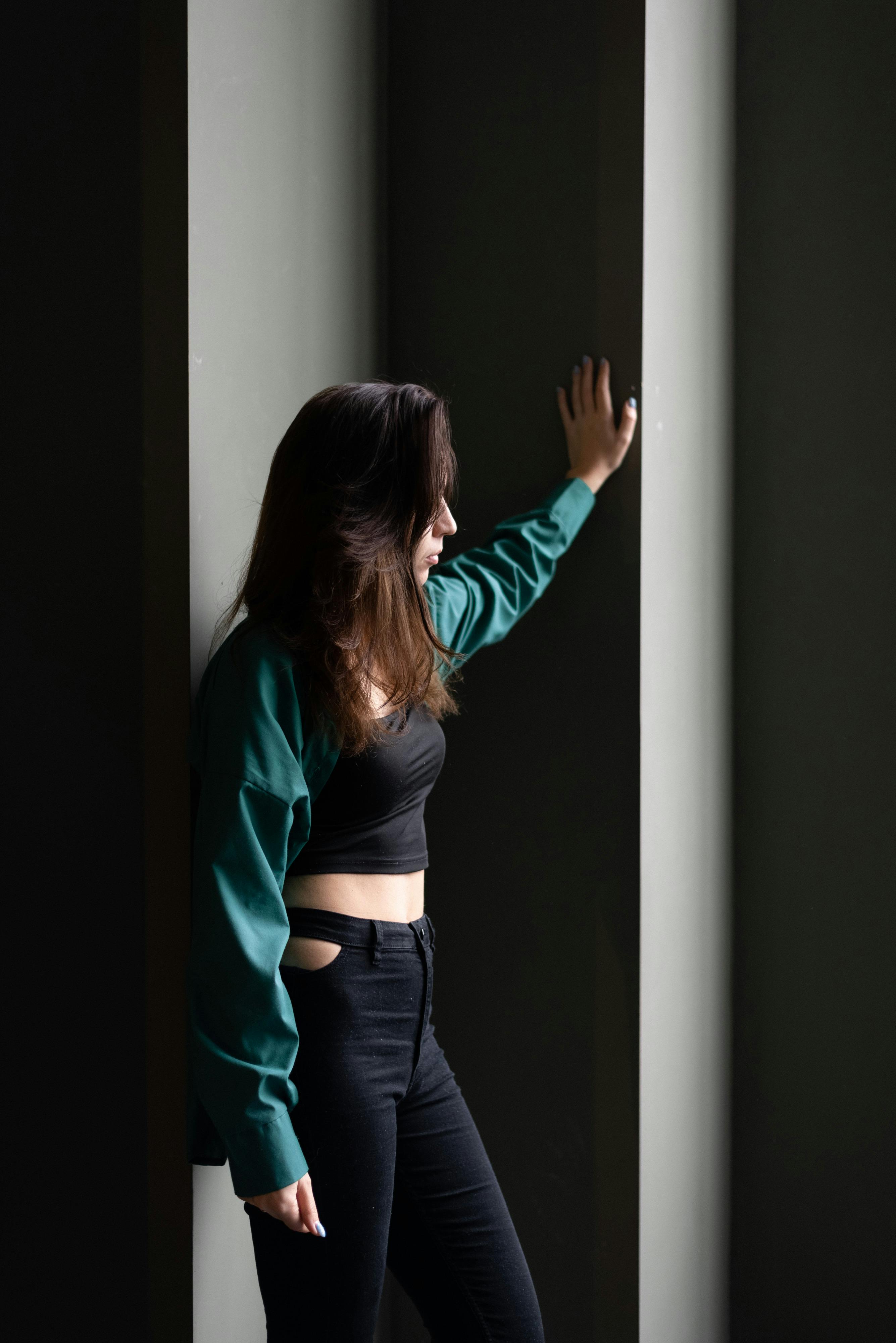 Woman Posing by Walls · Free Stock Photo