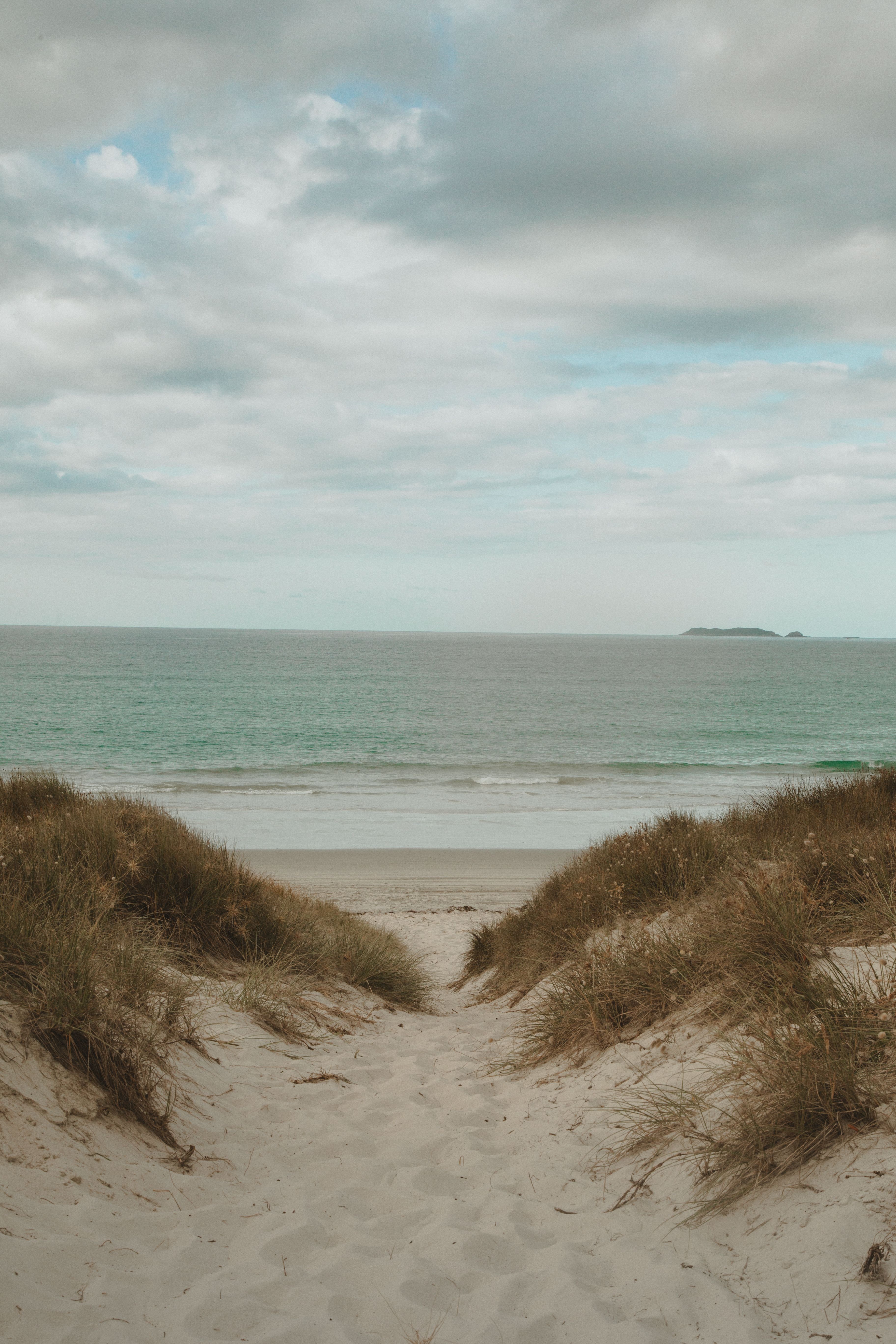 Sand Dunes on Beach near Sea · Free Stock Photo