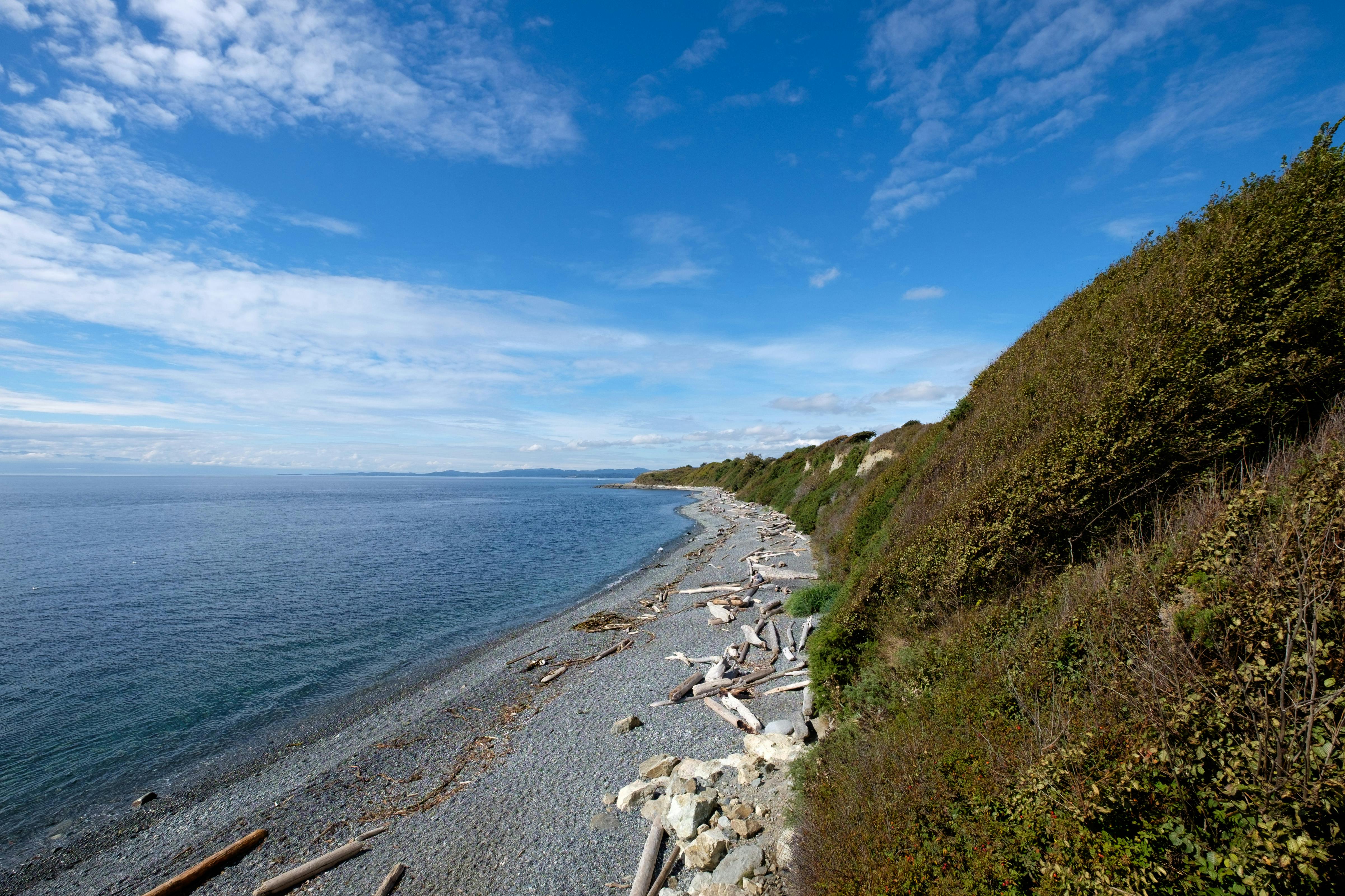 Narrow Sea Beach · Free Stock Photo