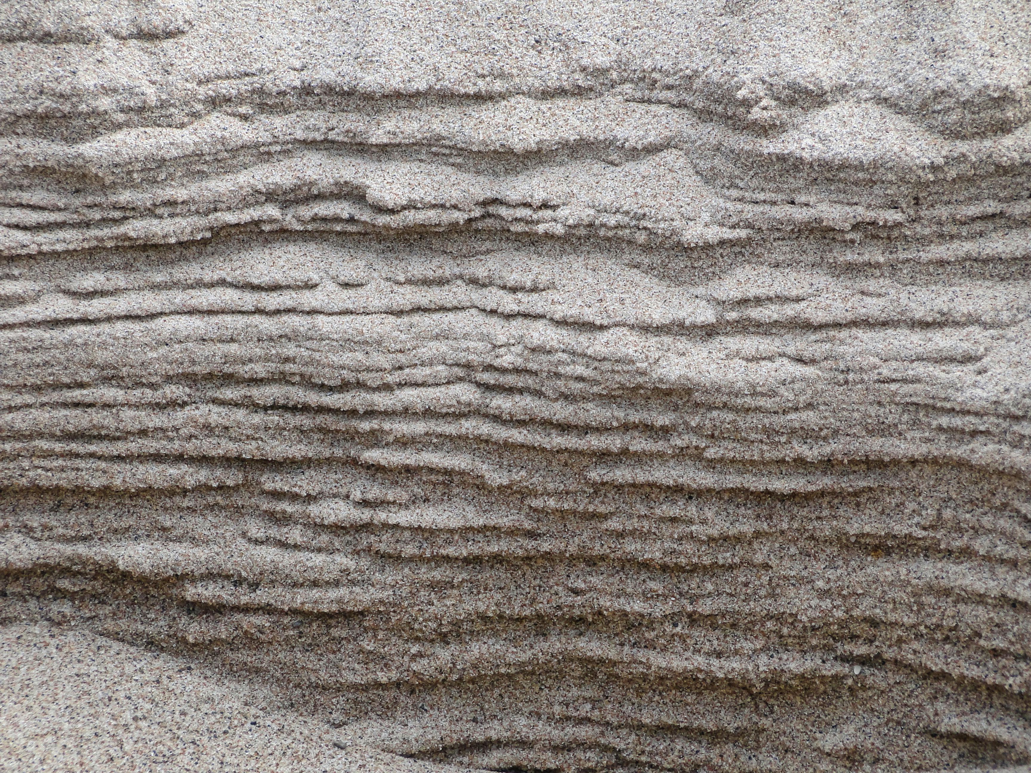 Close-up of Lines on Sand Surface · Free Stock Photo