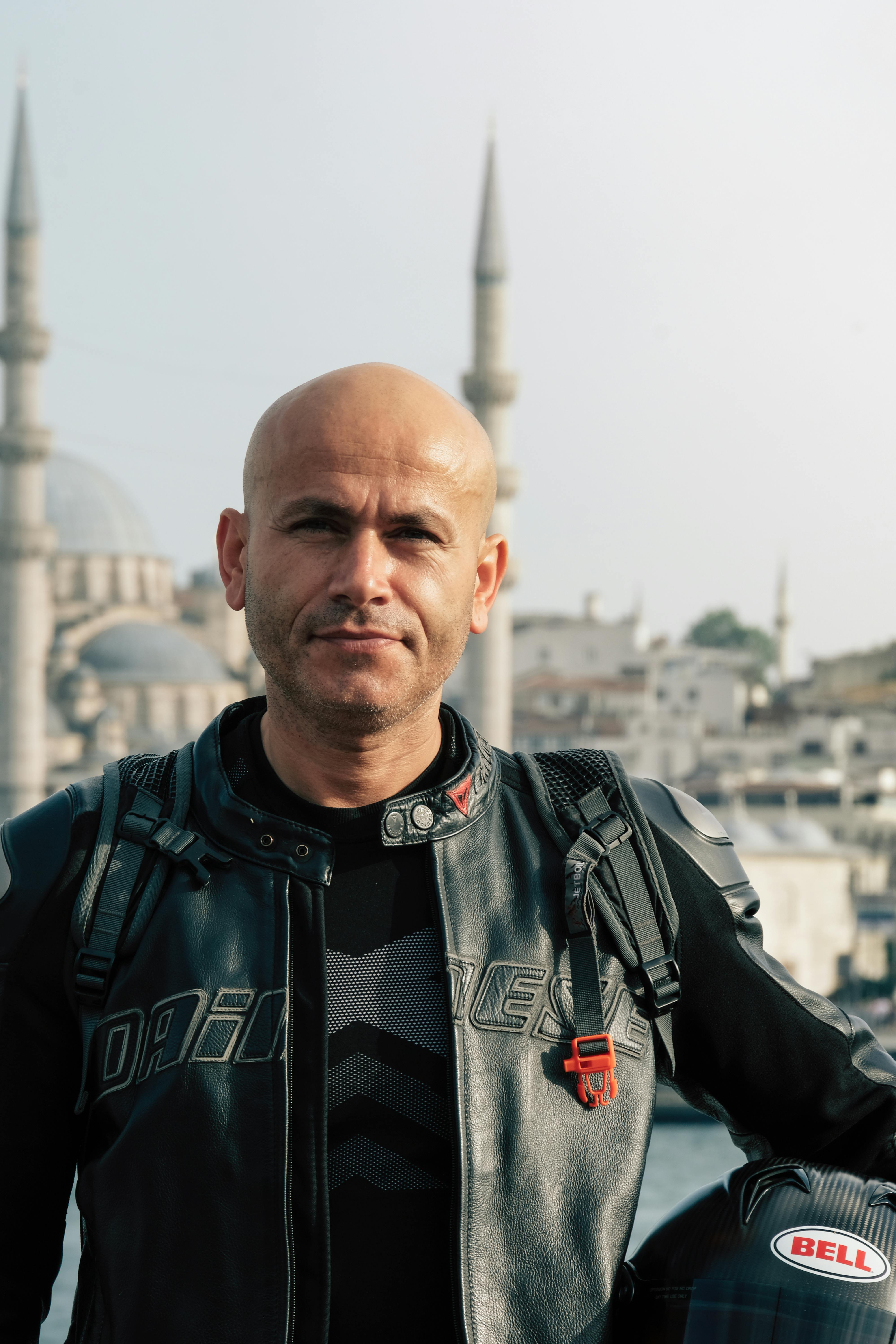 Man Wearing a Leather Jacket, Istanbul, Turkey · Free Stock Photo