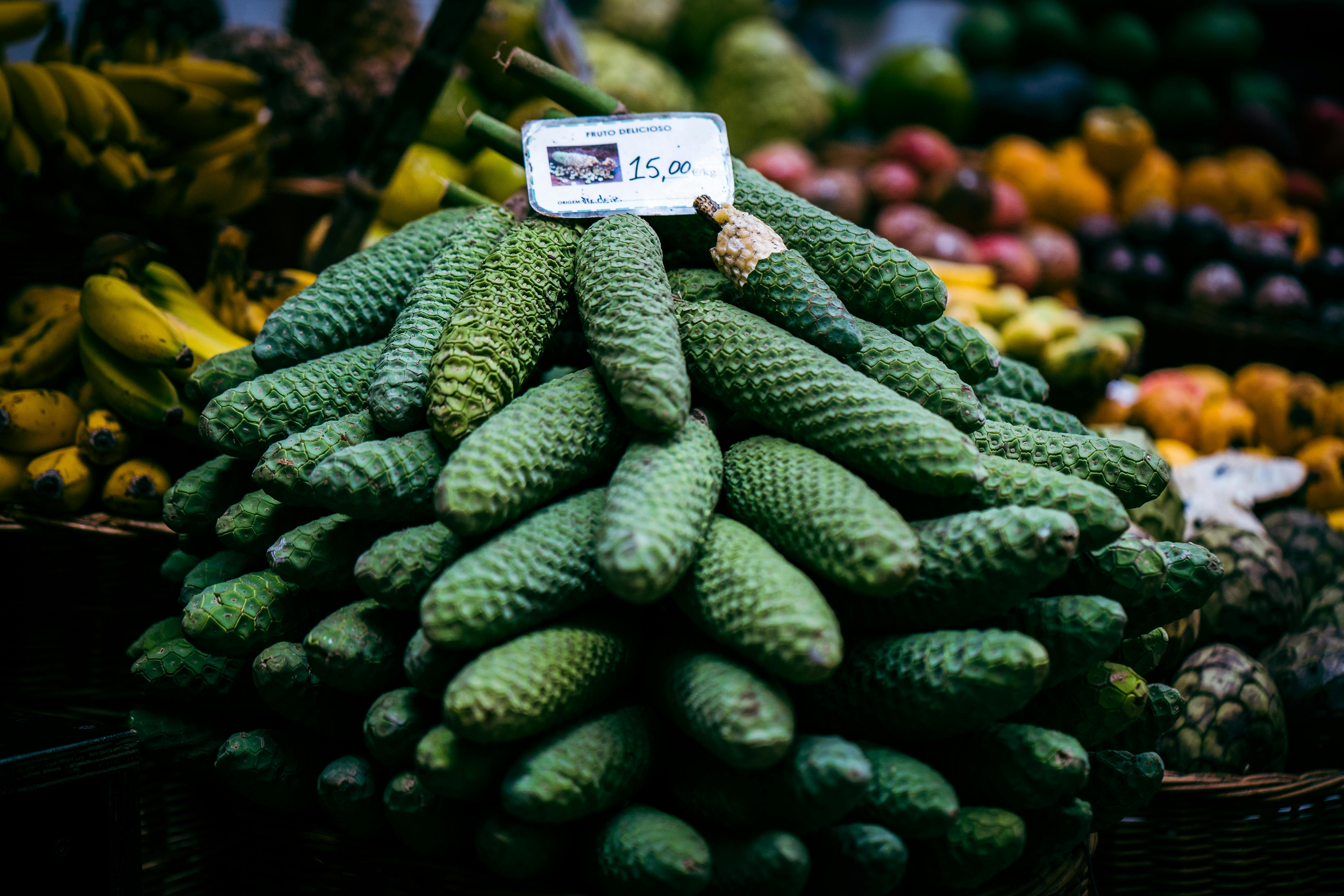 Tropical Fruit of a Market Stall · Free Stock Photo