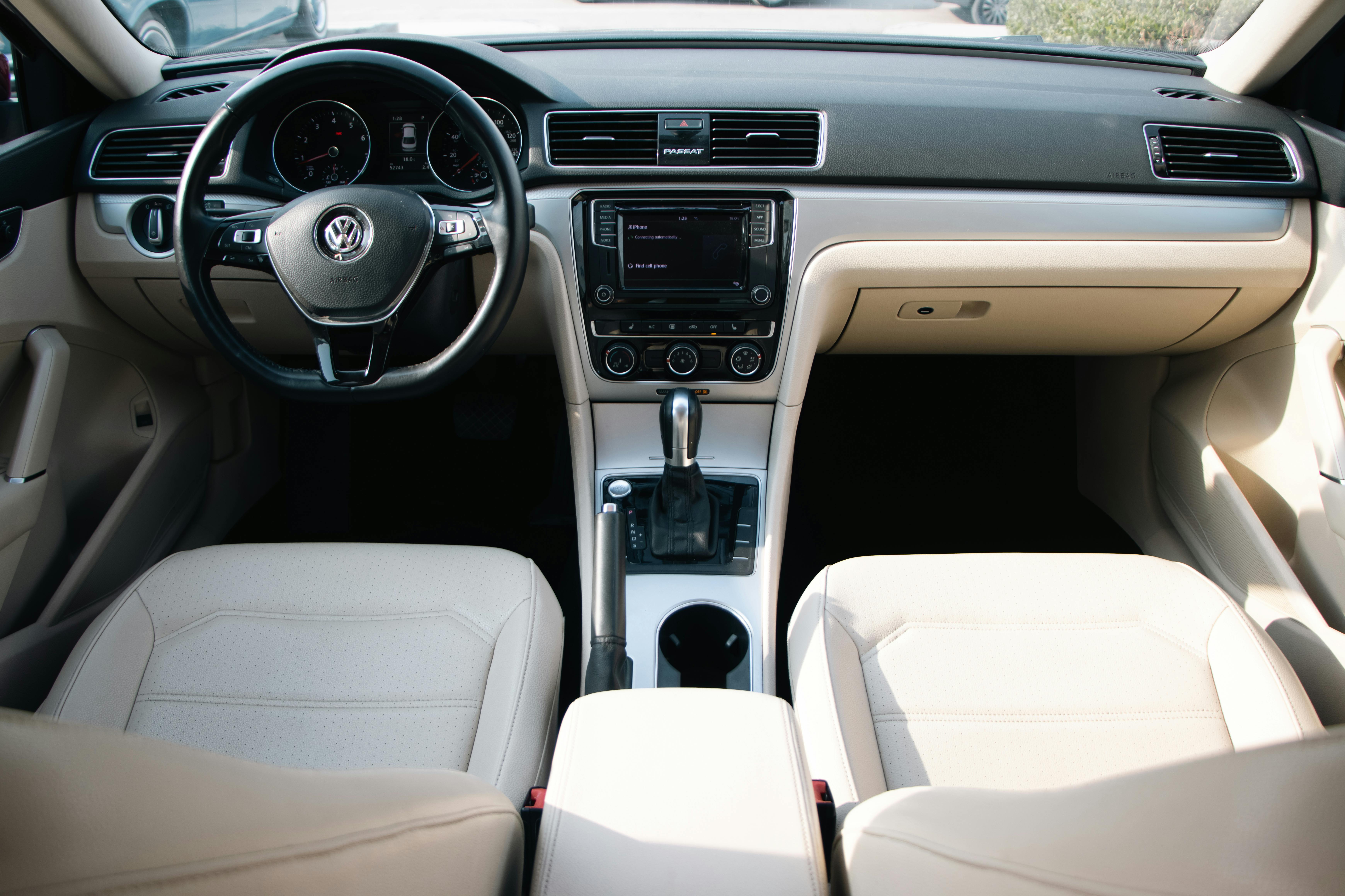 The Interior of a Volkswagen Passat · Free Stock Photo