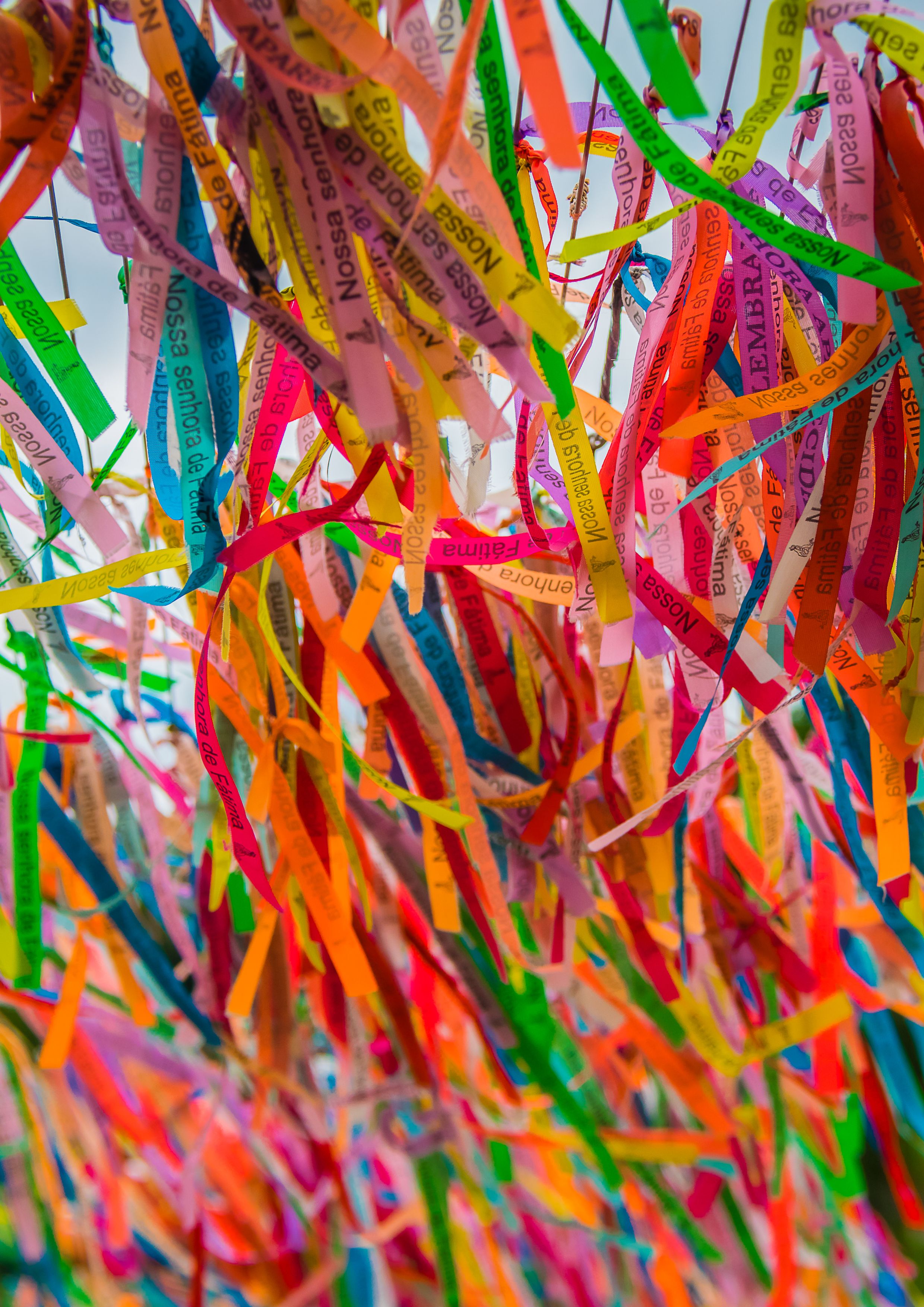 Close-up of Colorful Ribbons · Free Stock Photo