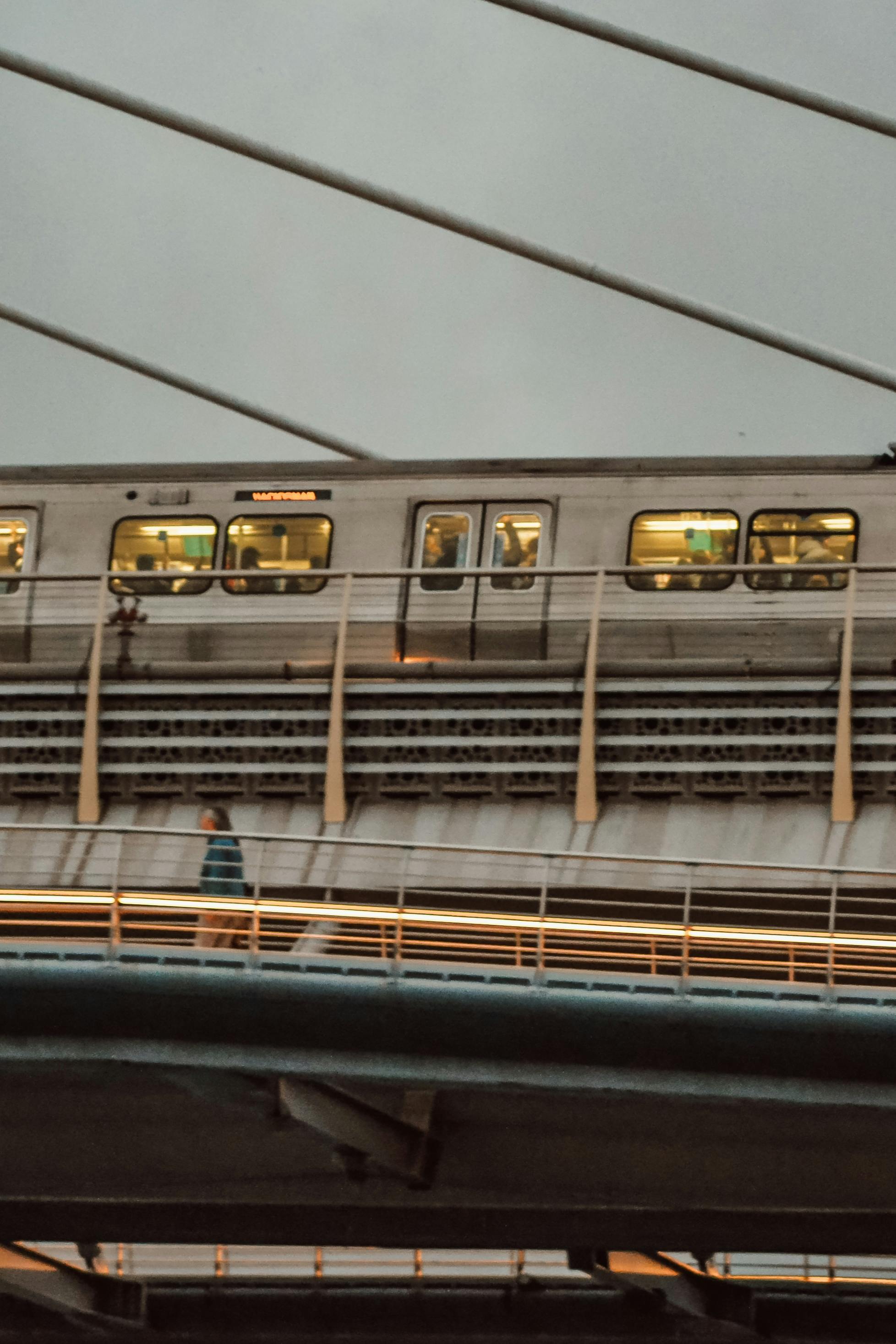 Clouds over Metro Train in Istanbul · Free Stock Photo
