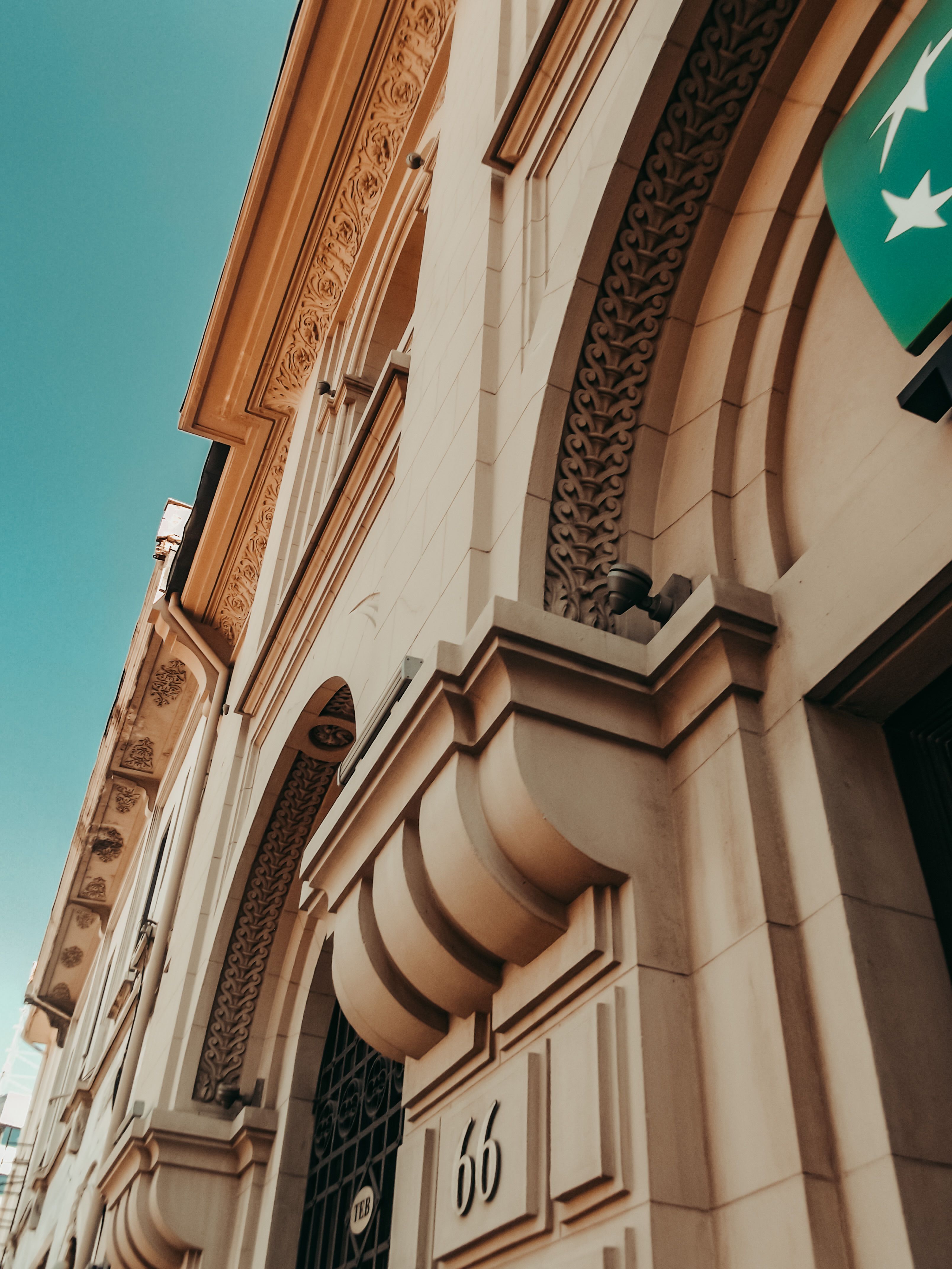 Neoclassical Building Facade · Free Stock Photo