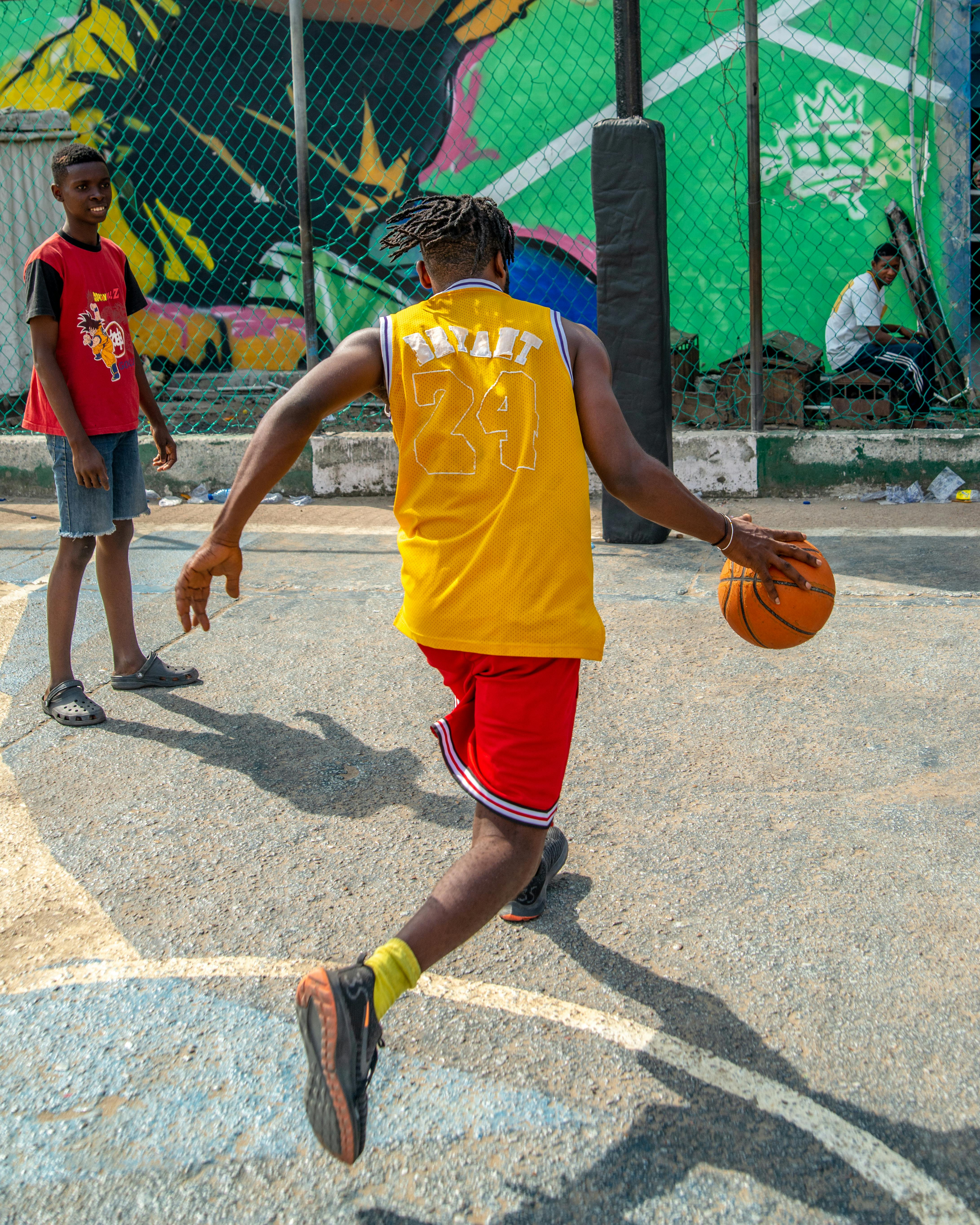 Teenagers Playing Basketball · Free Stock Photo