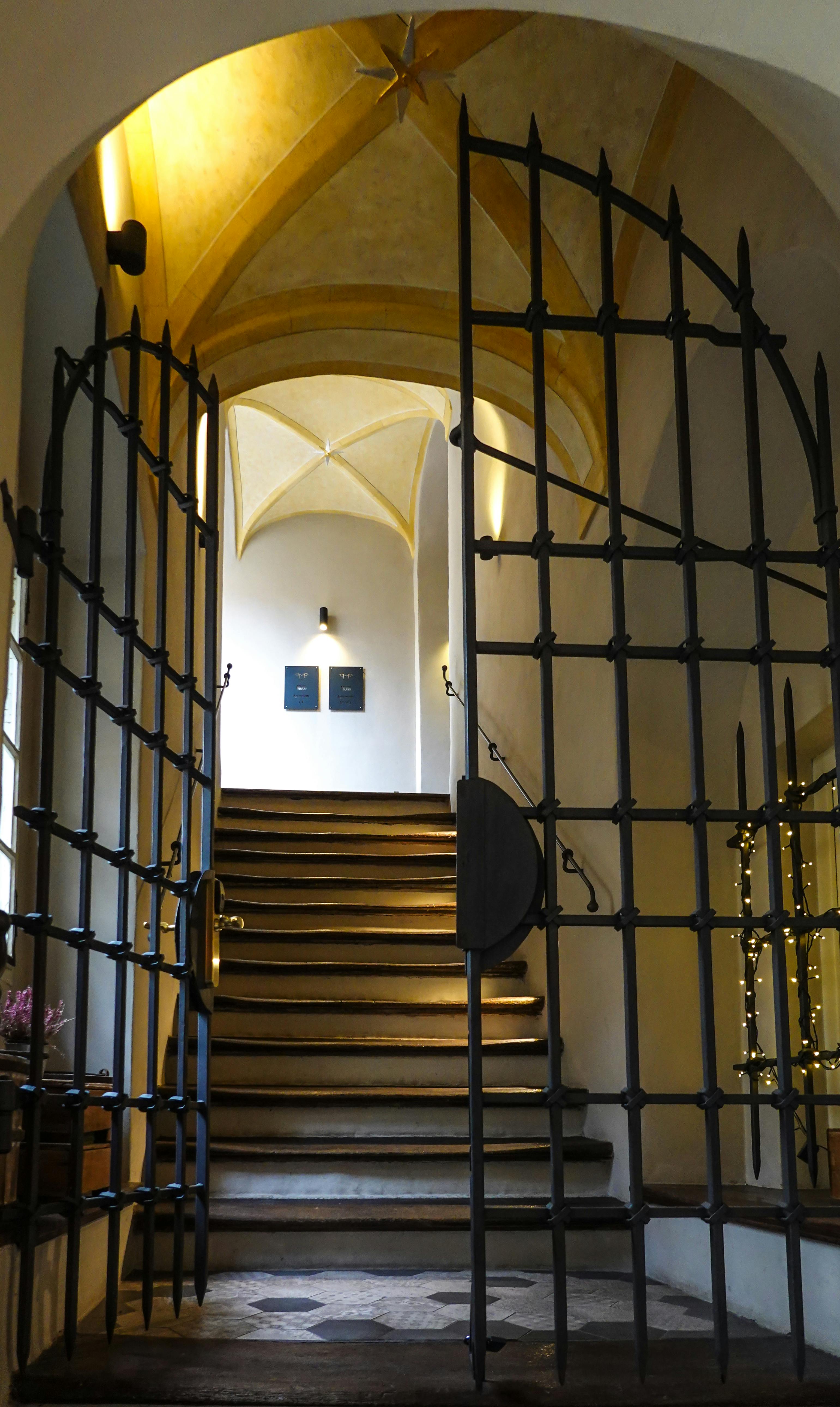 Steps Behind an Open Gate · Free Stock Photo