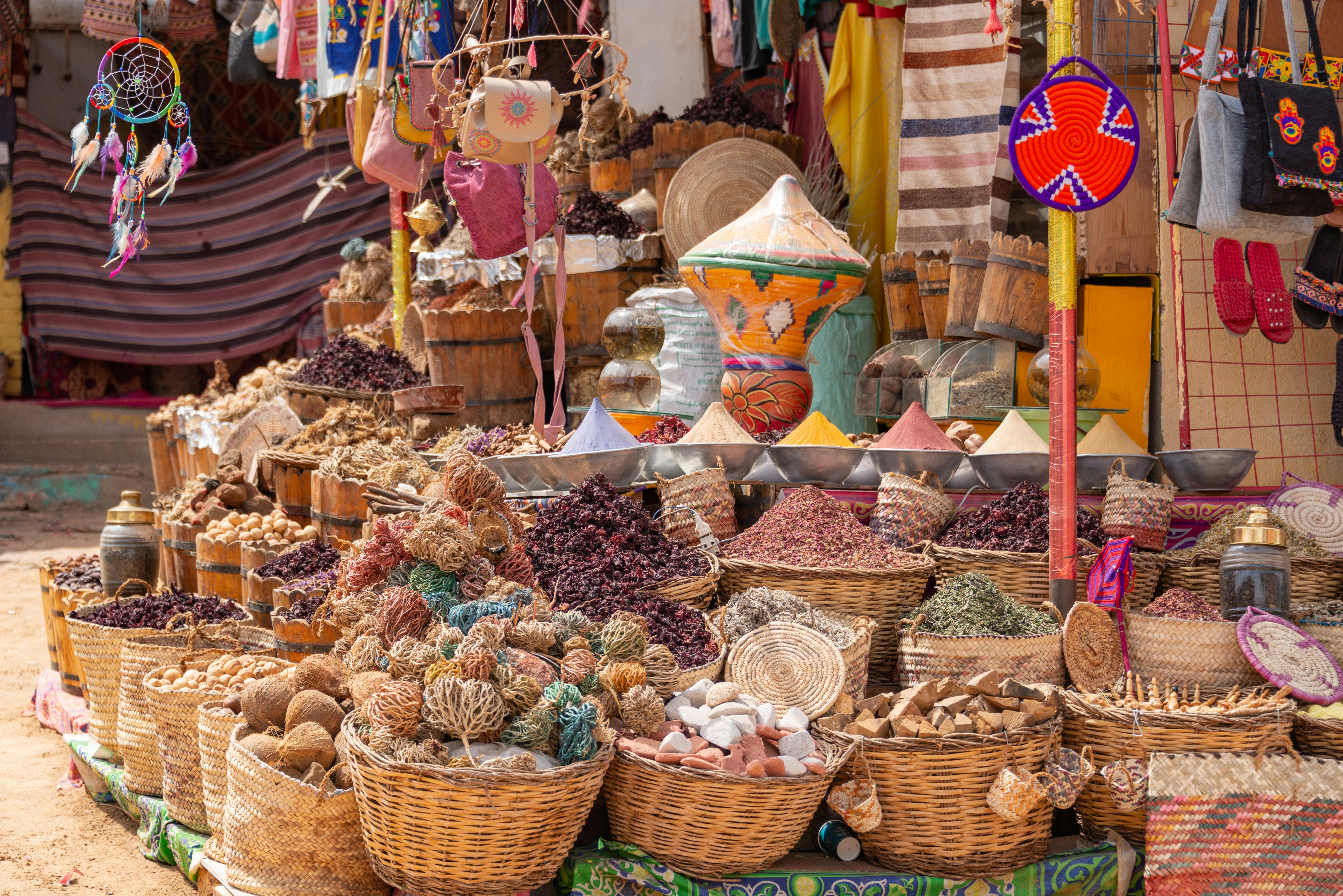 Market Stall with Merchandise · Free Stock Photo