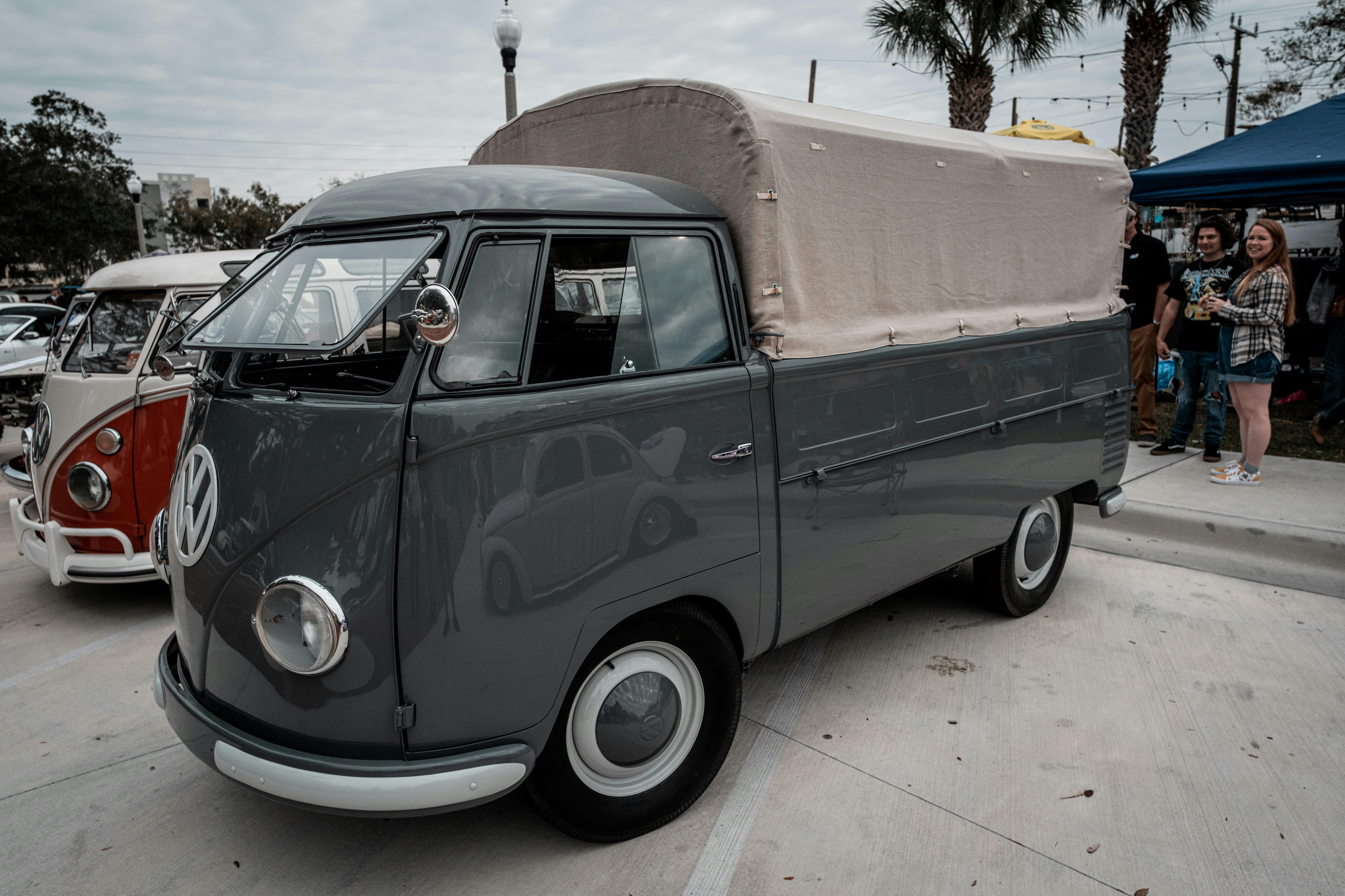 Mint Volkswagen Microbus in an Assigned Parking Spot Under the Ellie ...