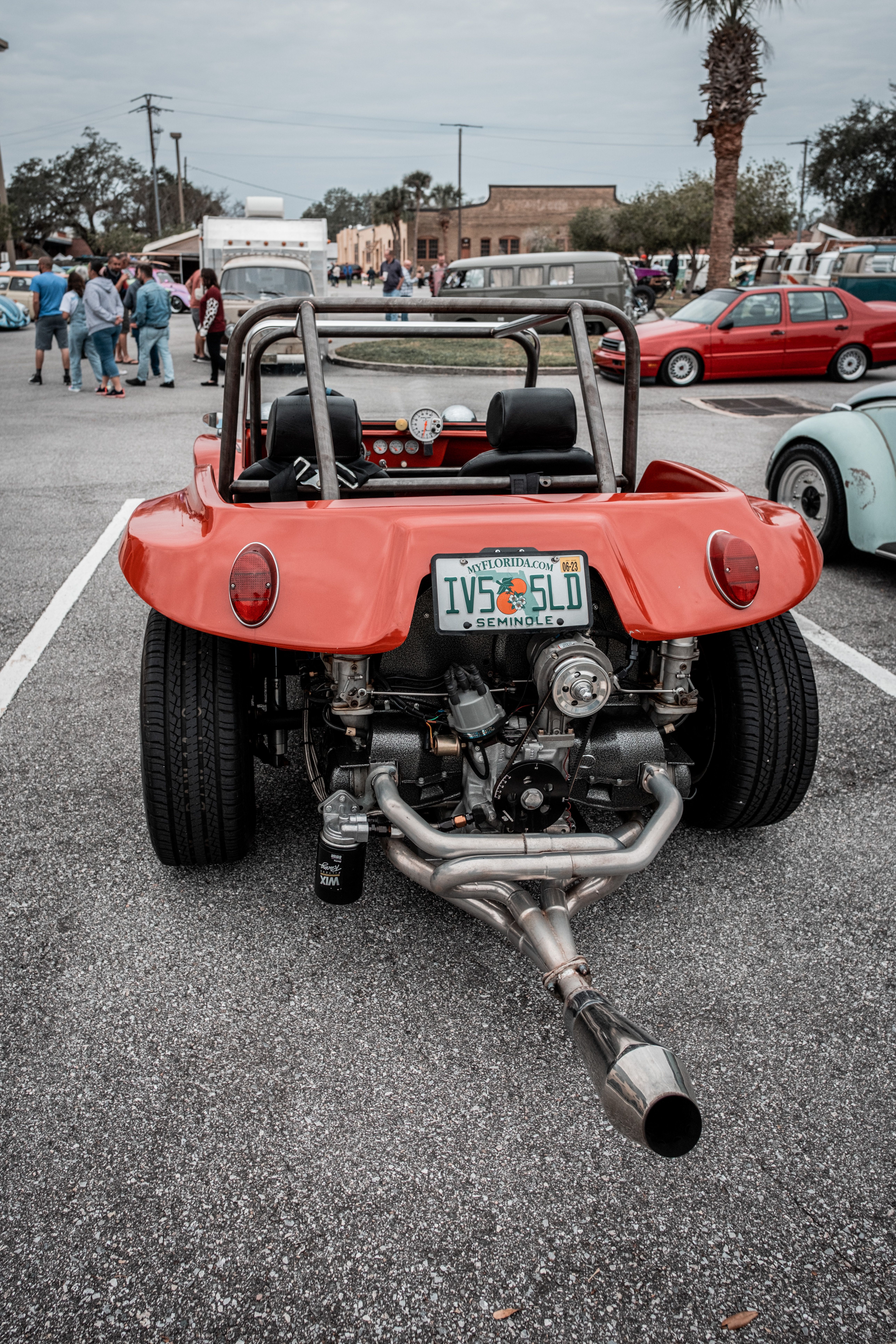 Car with Huge Exhaust Pipe · Free Stock Photo