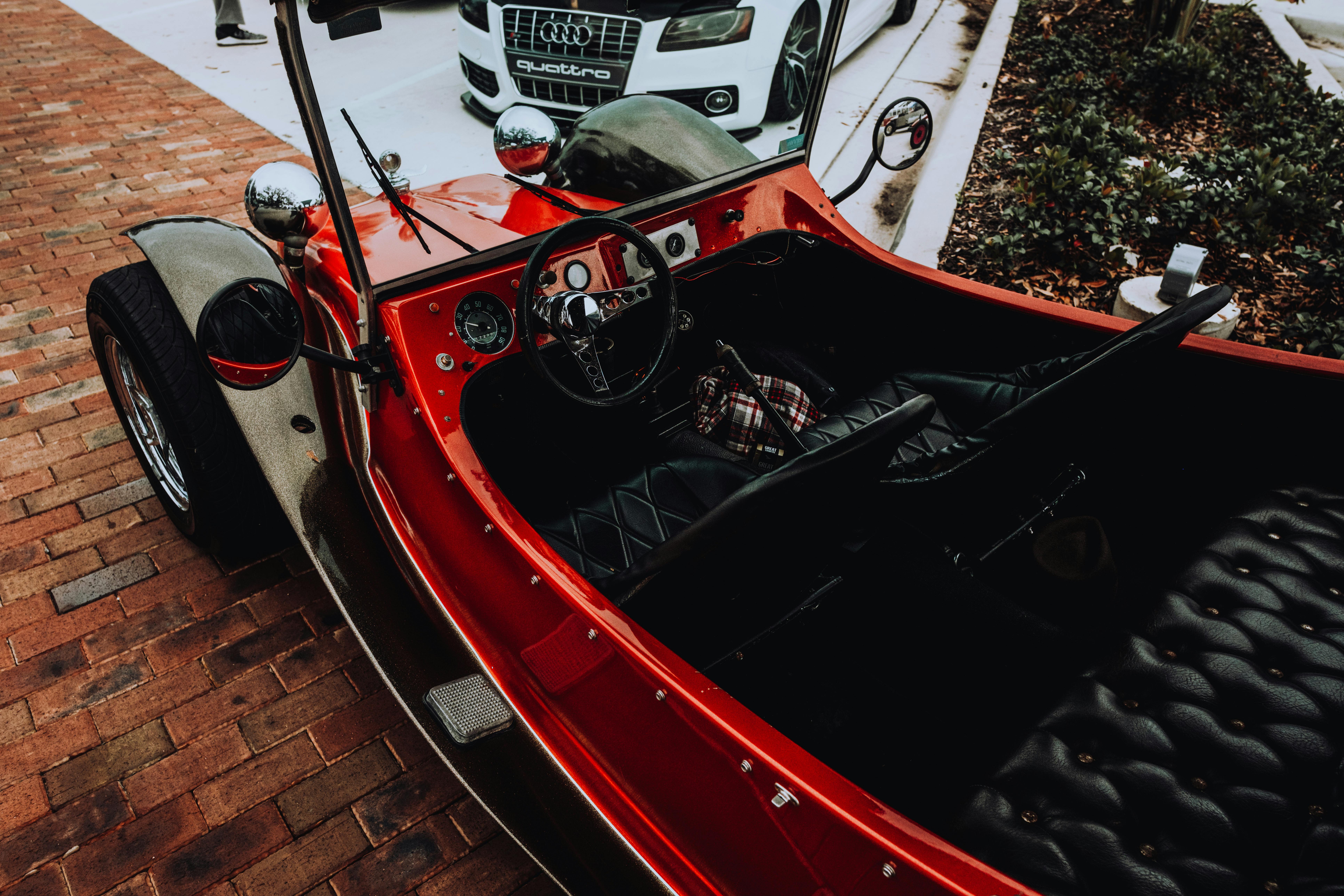 Interior of a Vintage Volkswagen Buggy · Free Stock Photo