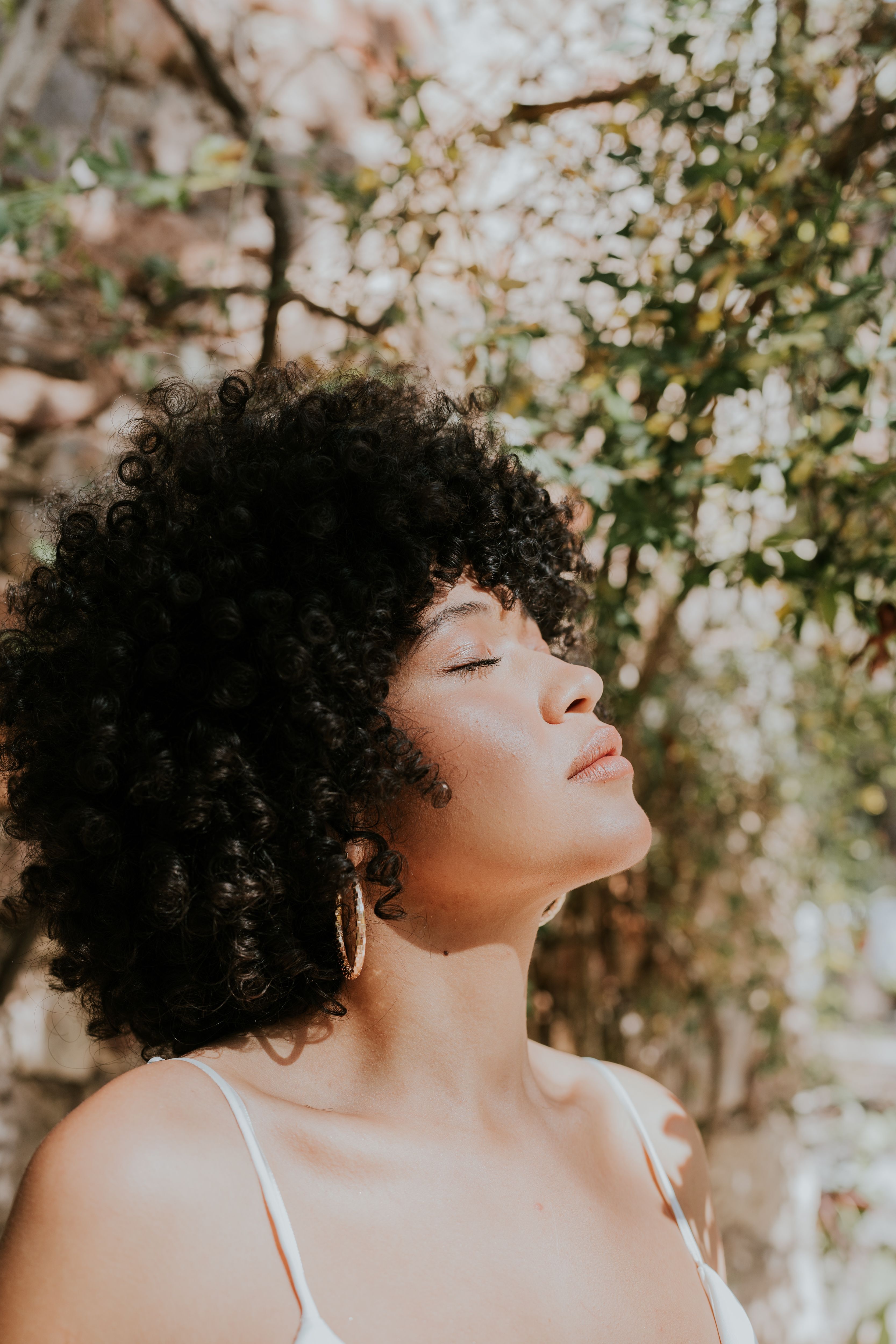 Woman Posing on Bed · Free Stock Photo