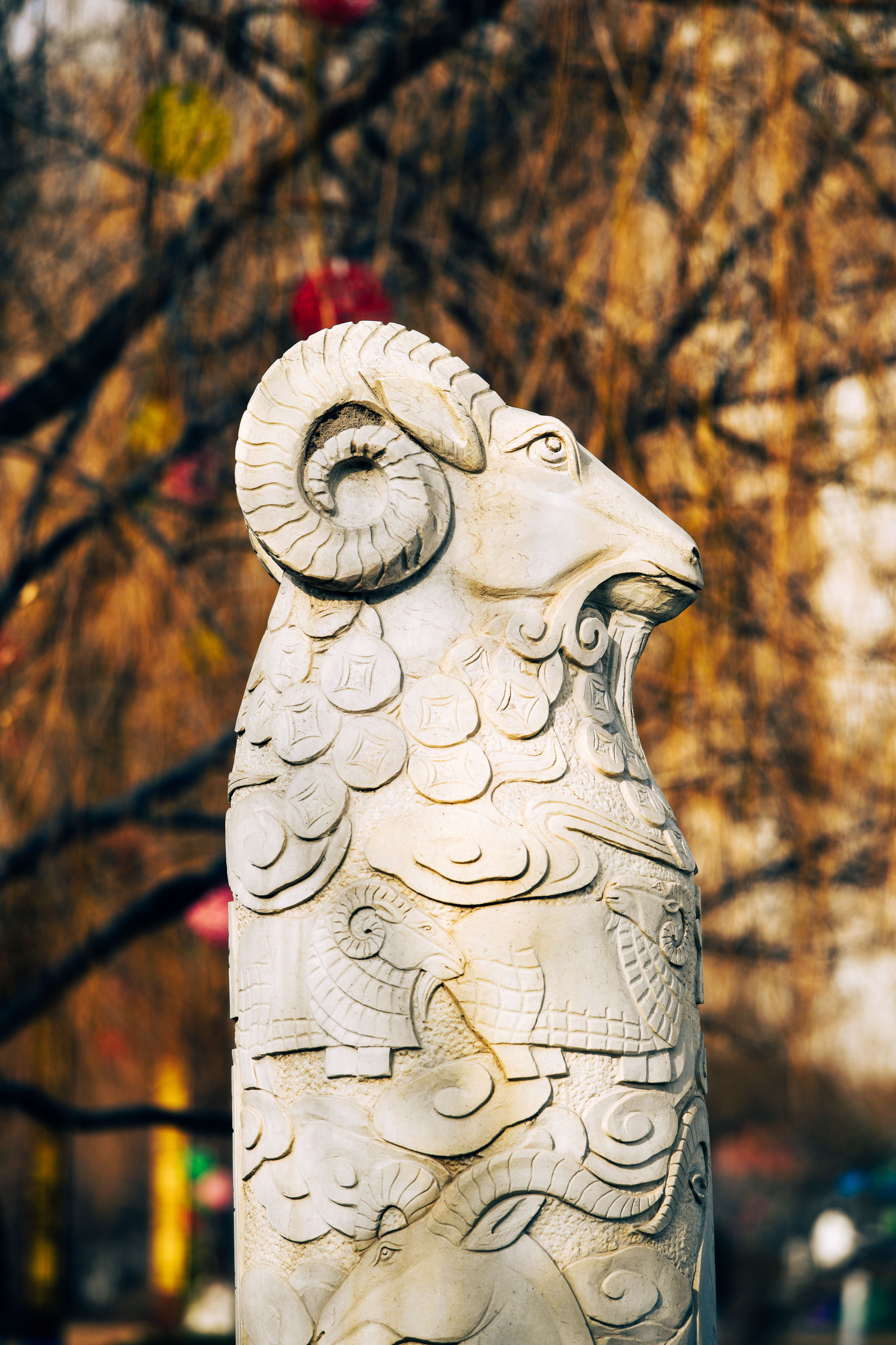 Statue of Billy Goat · Free Stock Photo