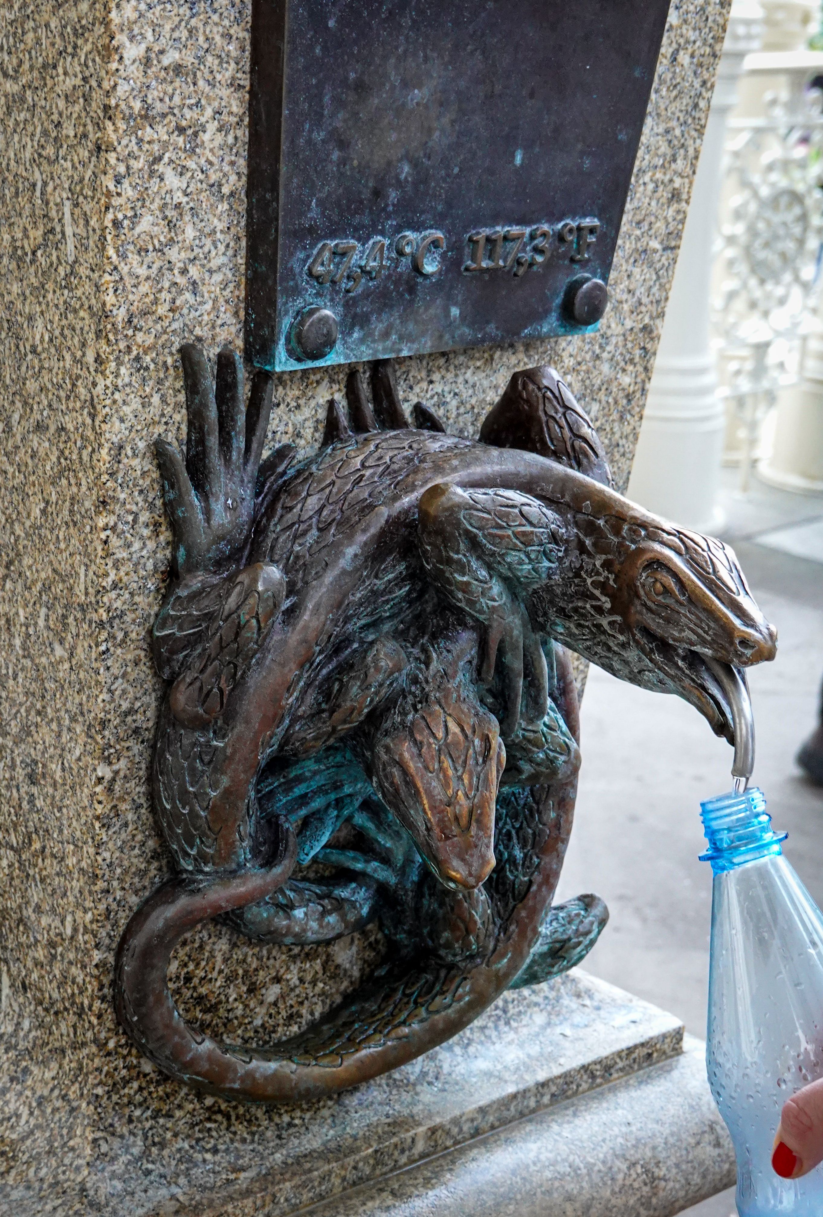Faucet with Snake Sculpture · Free Stock Photo