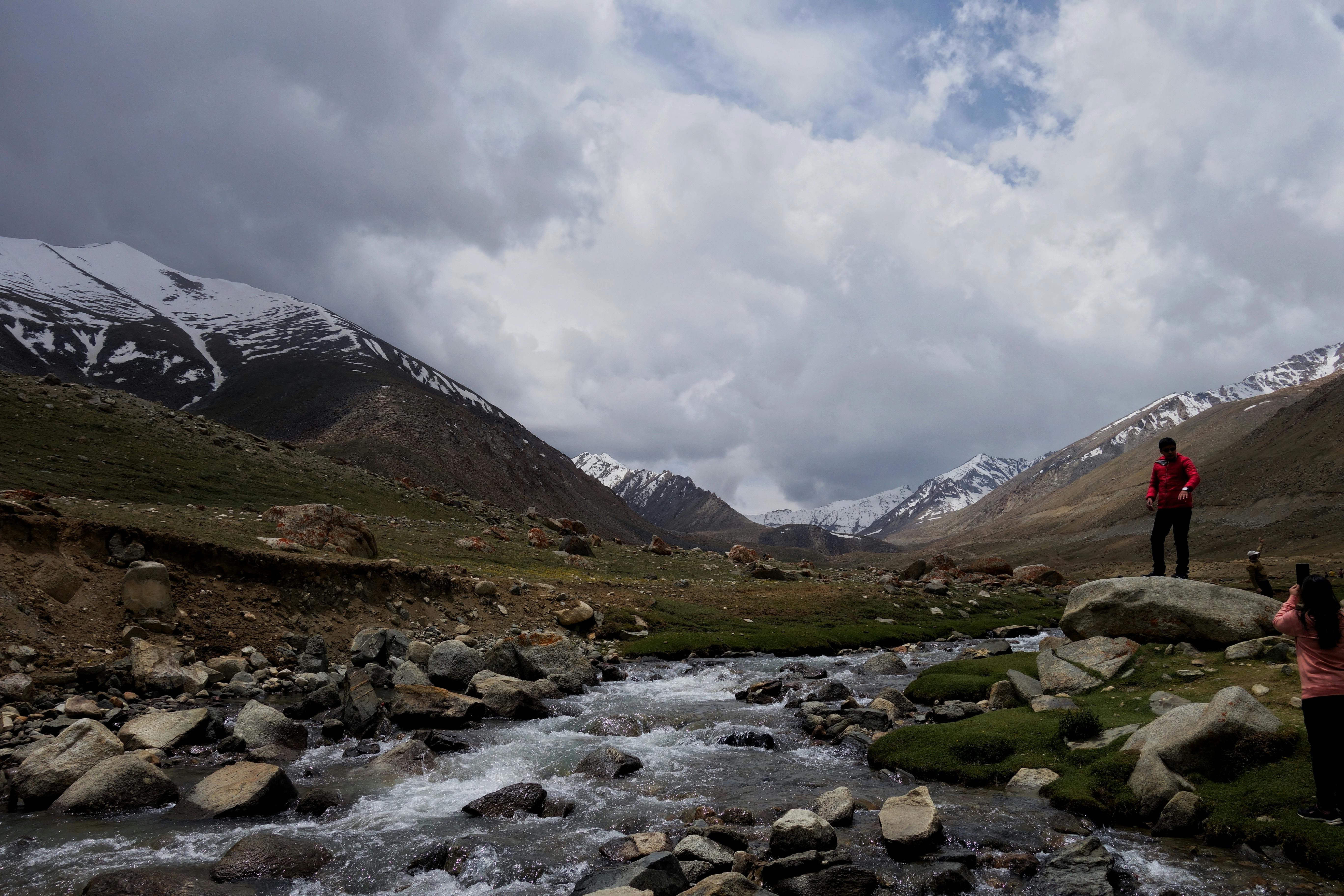 Stream with Rocks in Valley · Free Stock Photo