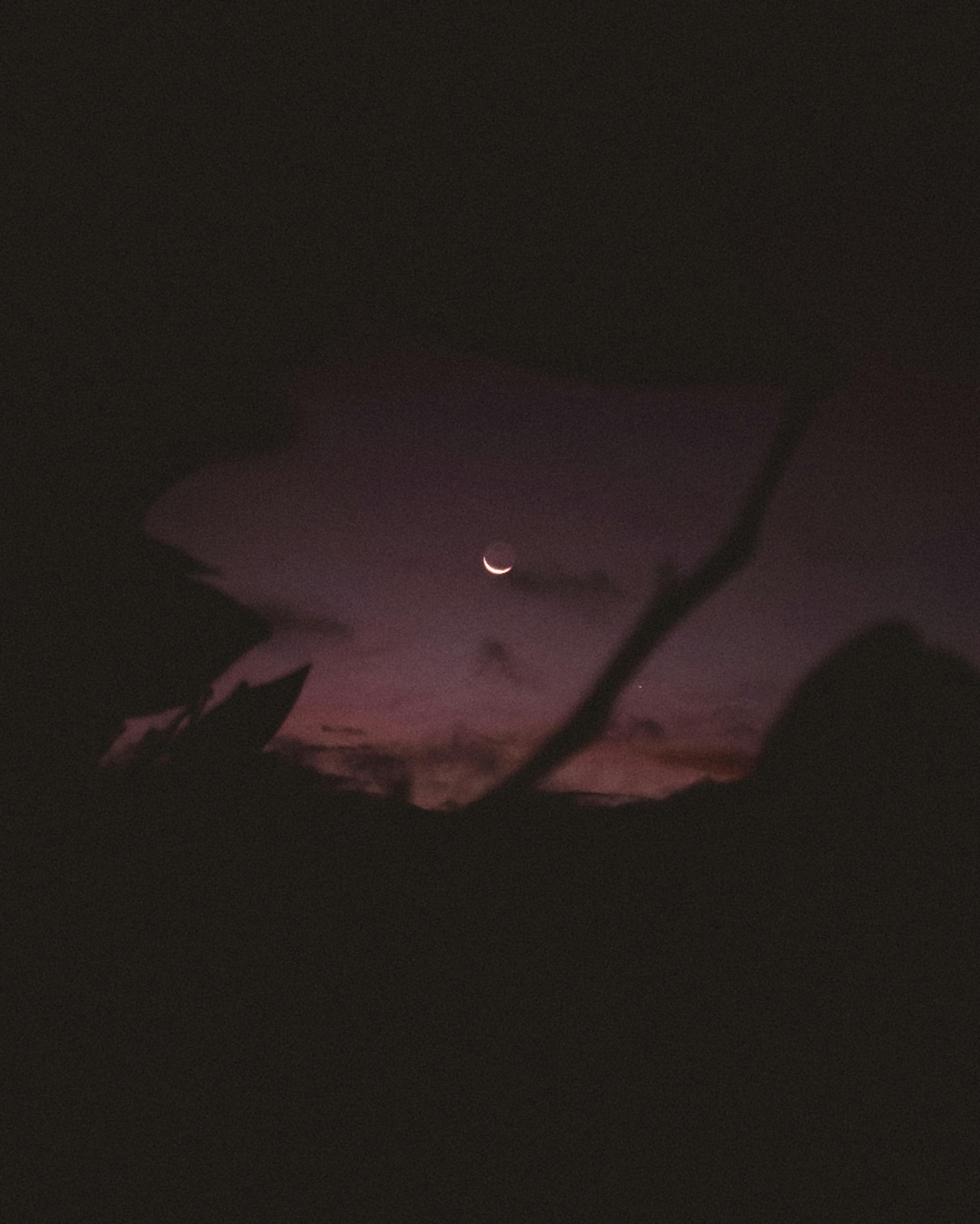 A View of the Moon at Night · Free Stock Photo