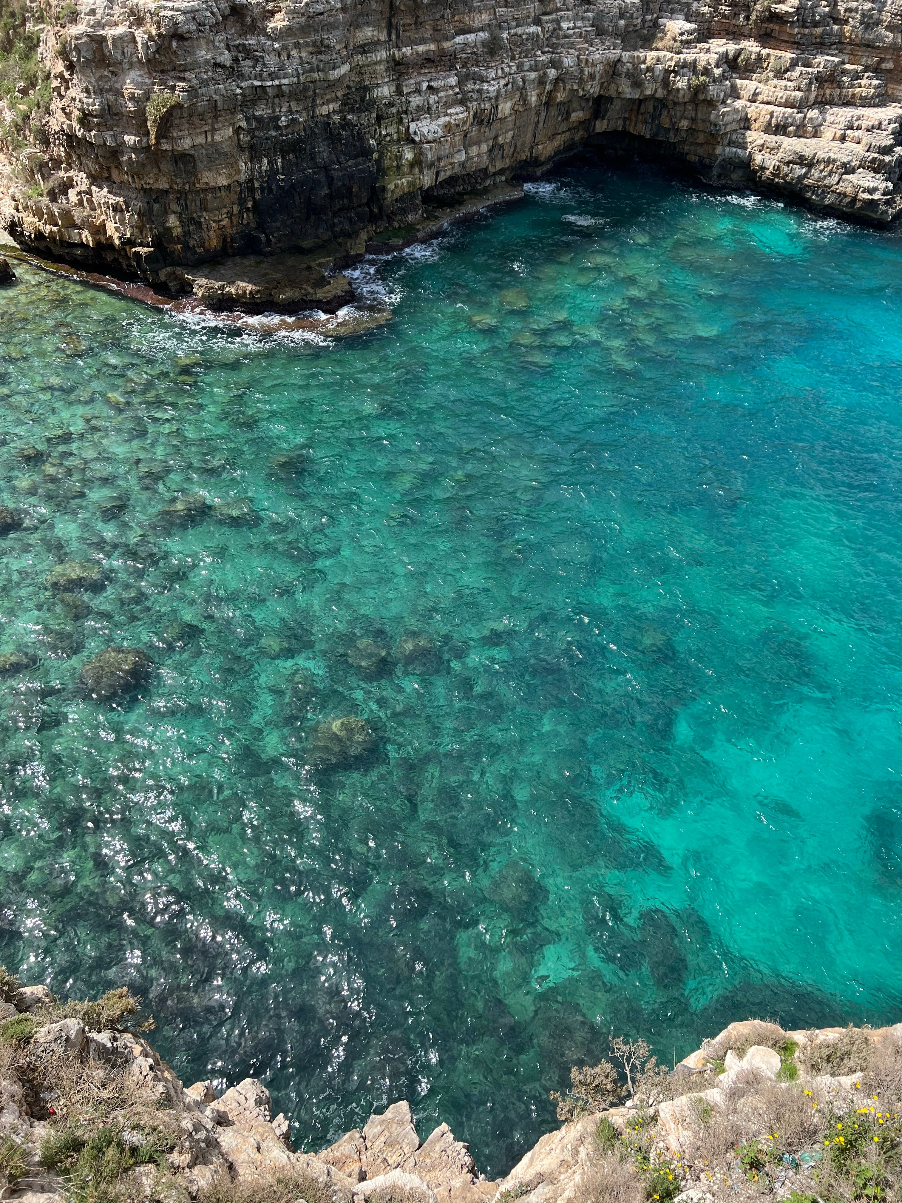 View of Sea and a Cliff · Free Stock Photo